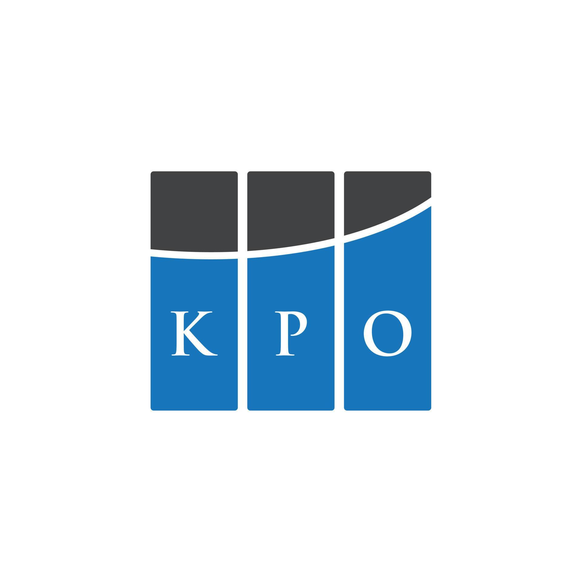 KPO letter logo design on WHITE background. KPO creative initials ... KPO letter logo design on WHITE background. KPO creative initials ...