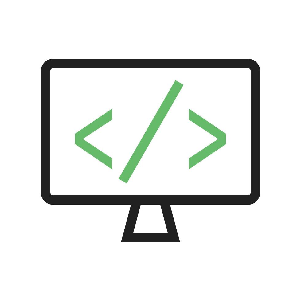 Custom Coding Line Green and Black Icon 9702127 Vector Art at Vecteezy