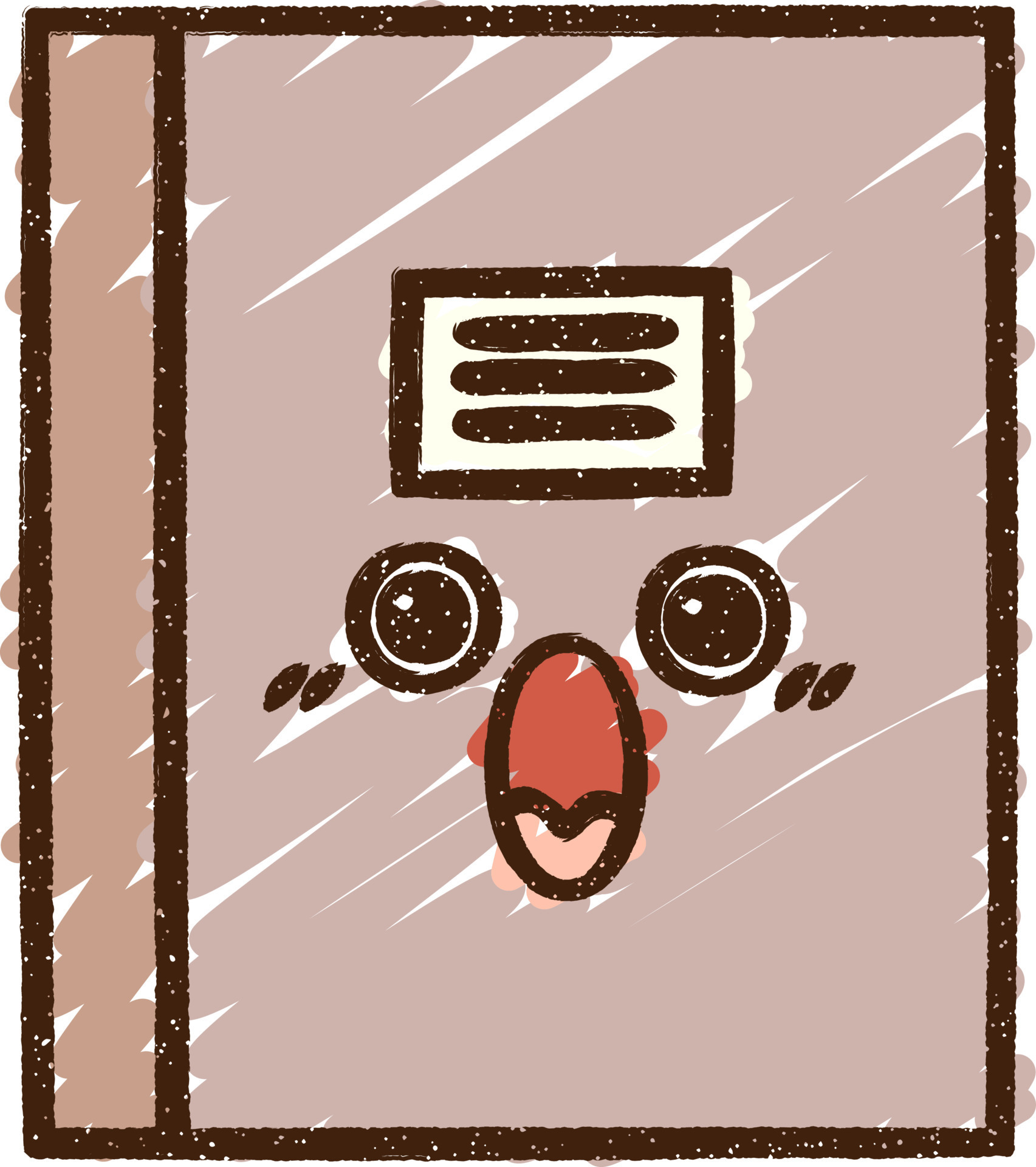 Notebook Chalk Drawing 9708337 Vector Art at Vecteezy