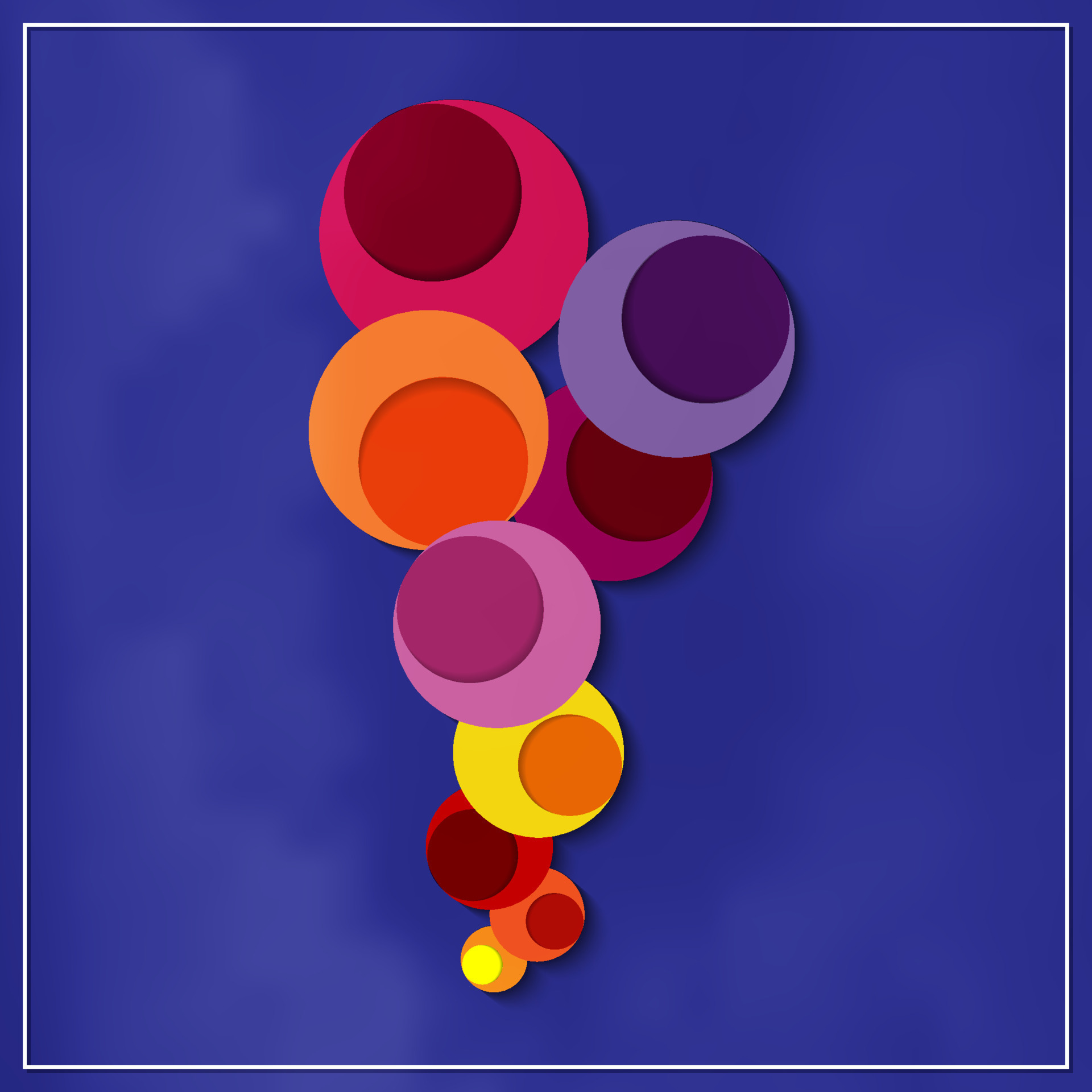 Modern Colorful Geometric Rounded Art Design 9711962 Vector Art At Vecteezy