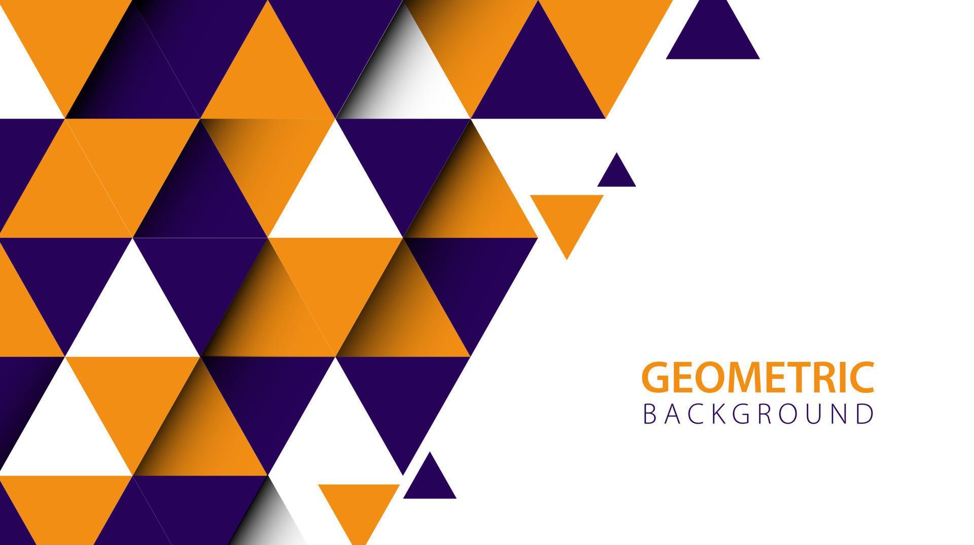 Abstract Modern Background Design Background With Triangular Geometric Shapes Futuristic