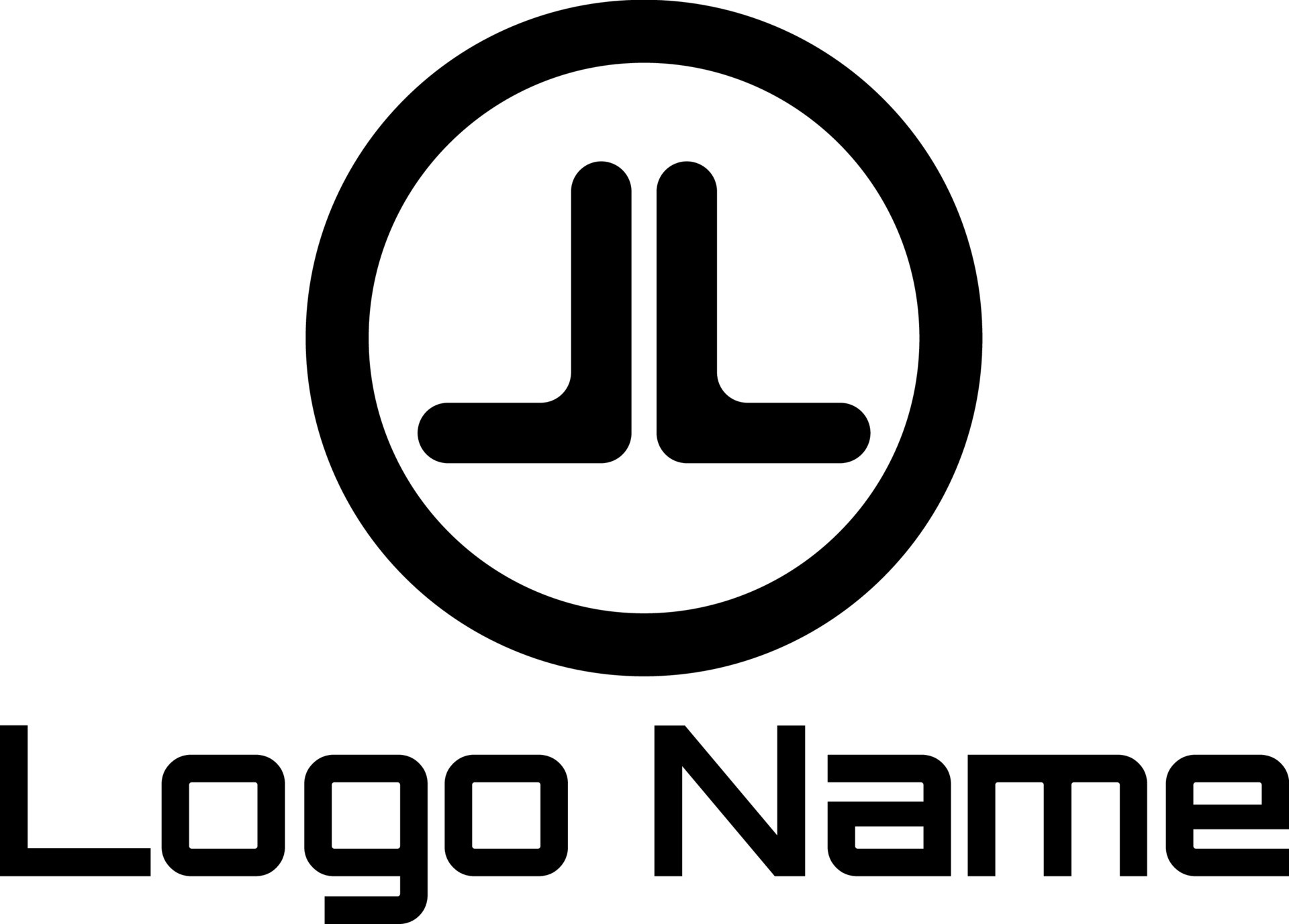 double L logo free vector, sport fashion logo 9725113 Vector Art at Vecteezy