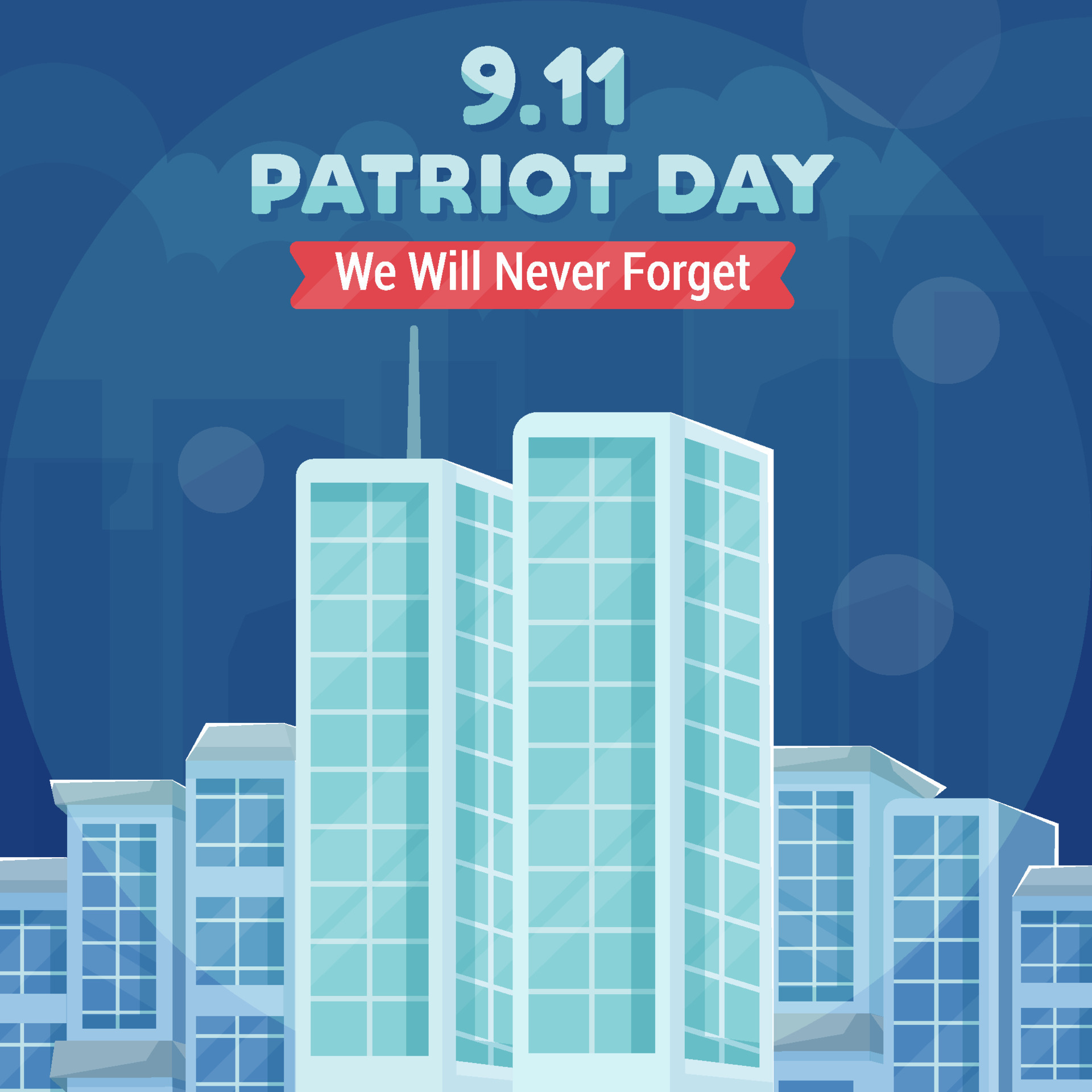 Patriot Day of 911 9729751 Vector Art at Vecteezy
