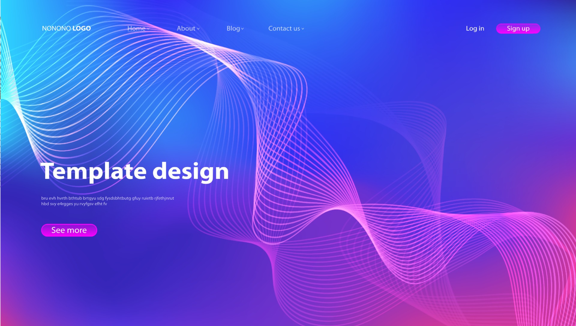 Abstract background modern design. Landing Page. Template for websites ...