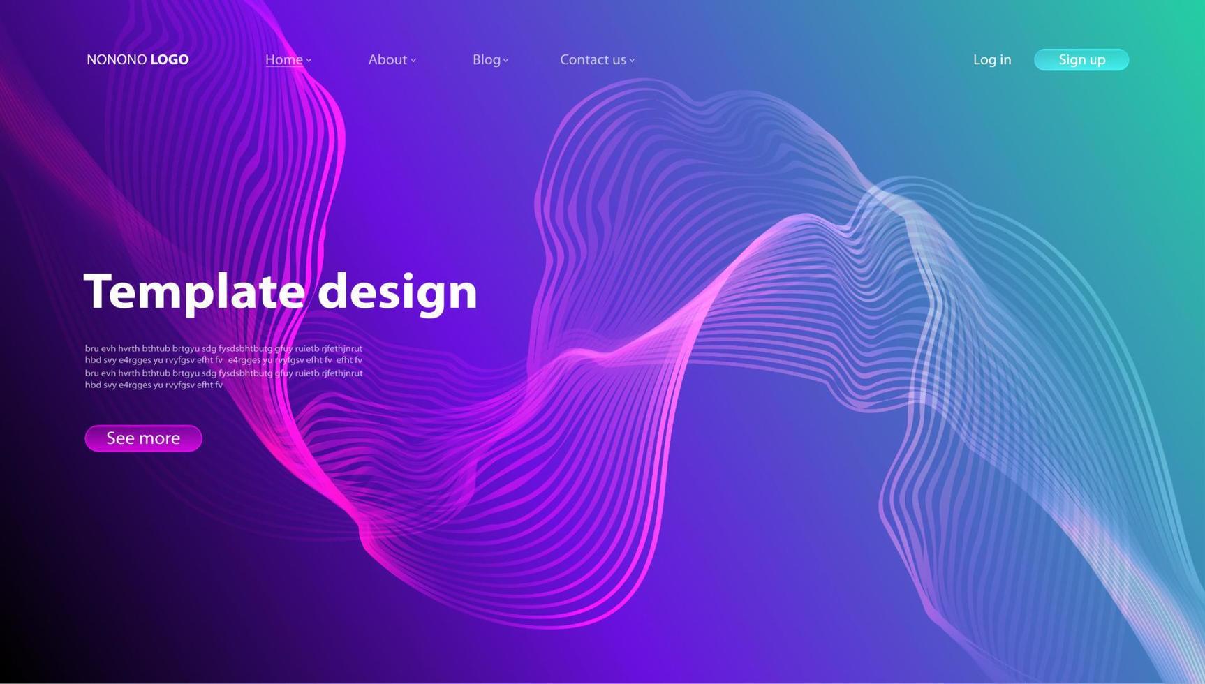 Abstract background modern design. Landing Page. Template for websites ...