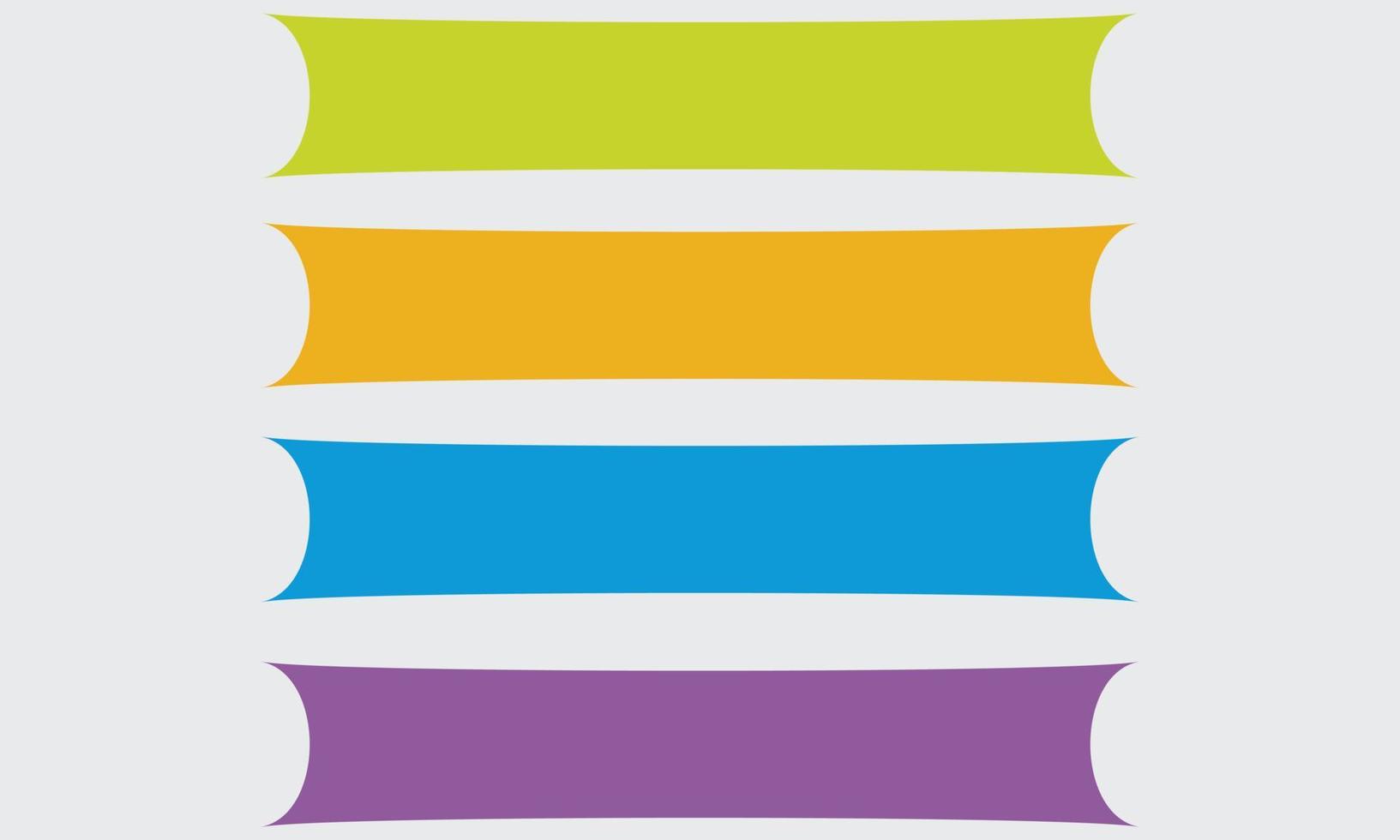 vector de forma colorida en blanco para el diseño de banner de texto ... vector de forma colorida en blanco para el diseño de banner de texto ...