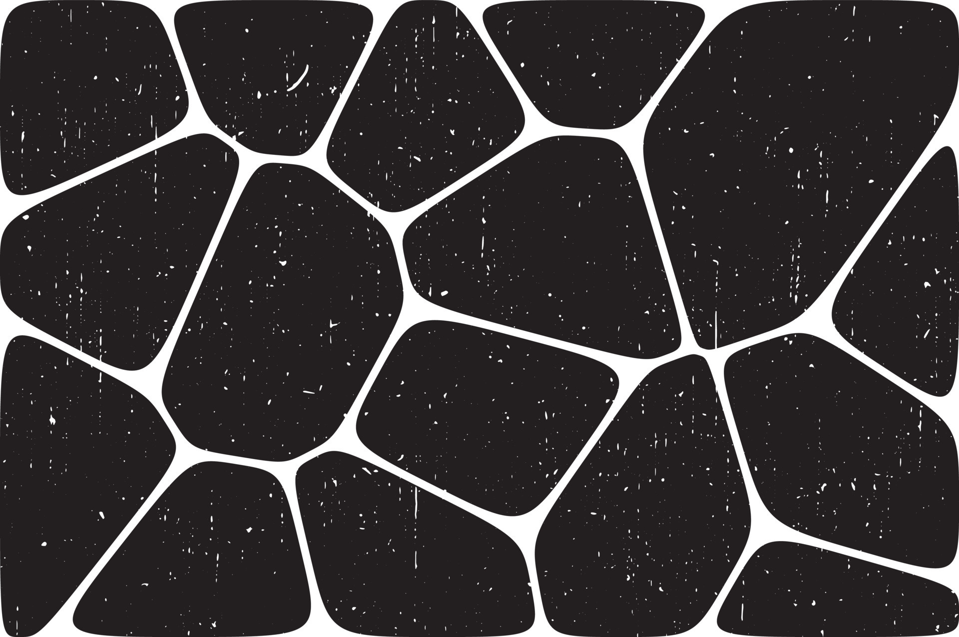 Abstract Voronoi Pattern Vector Backgrounds With Grunge Texture 9733246