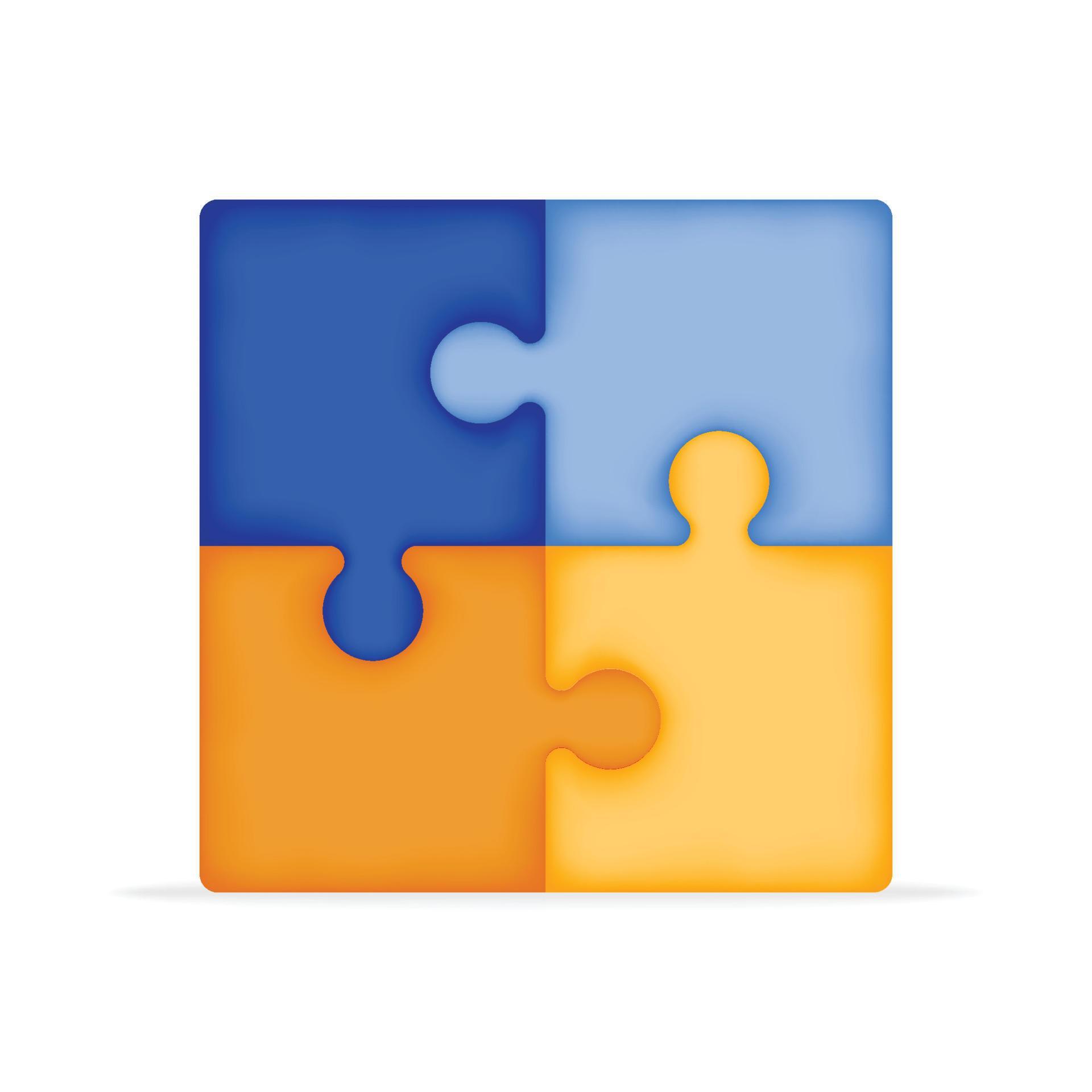 Vector design of 3D puzzles for teamwork collaboration and problem ...