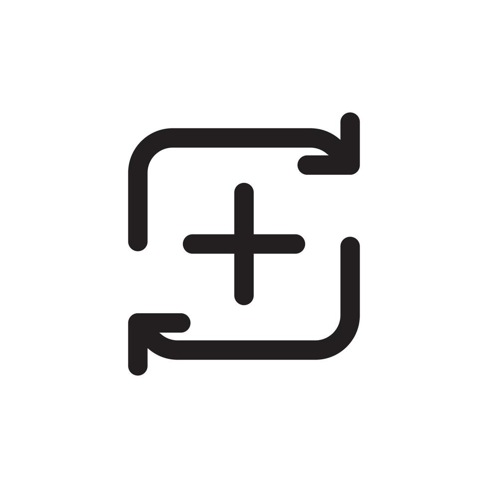 Remix button icon vector of social media element 9734589 Vector Art at Vecteezy