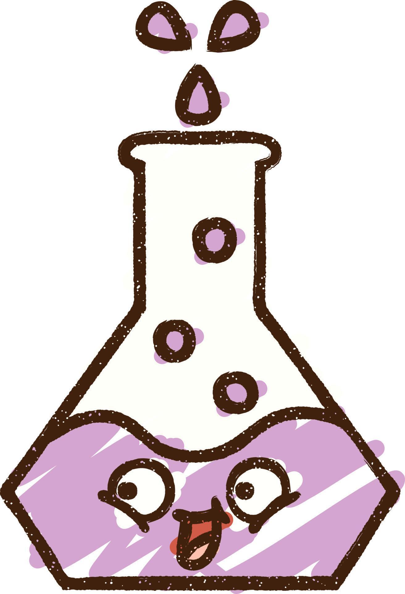 Science Experiment Chalk Drawing 9736776 Vector Art at Vecteezy