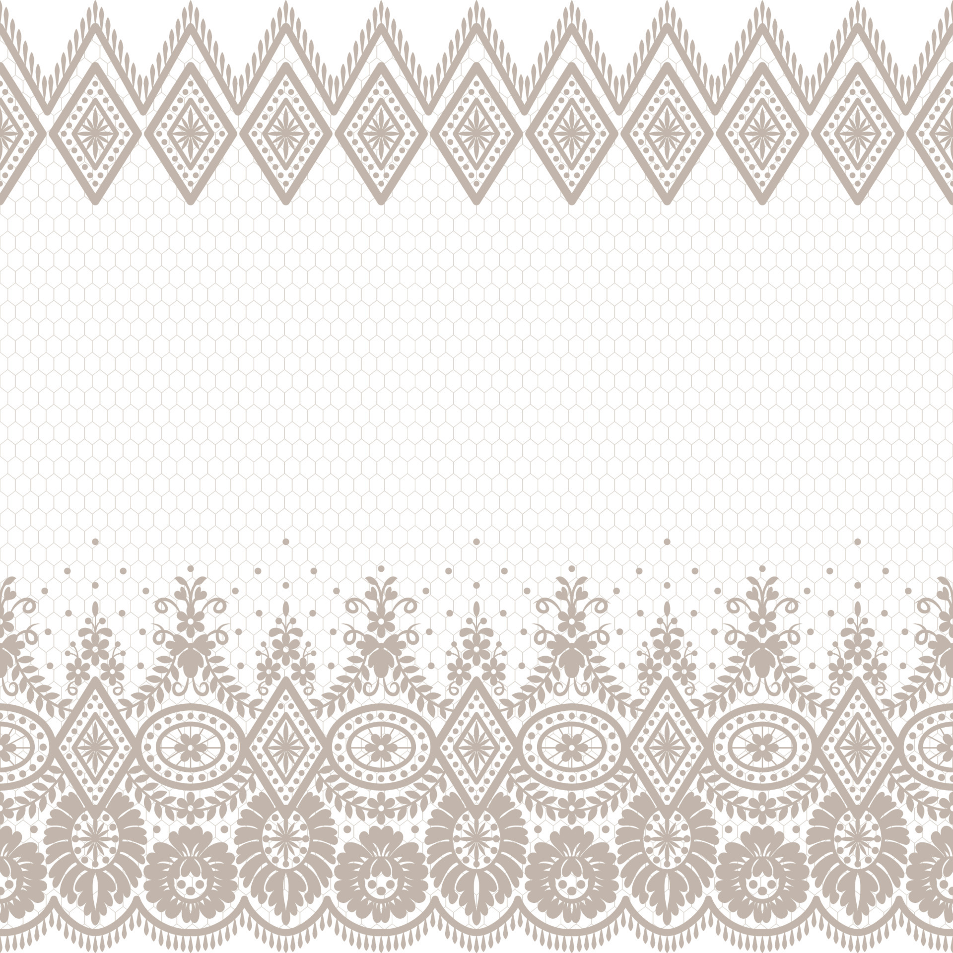 Old lace seamless pattern, ornamental flowers. Vector texture. 9741466 ...