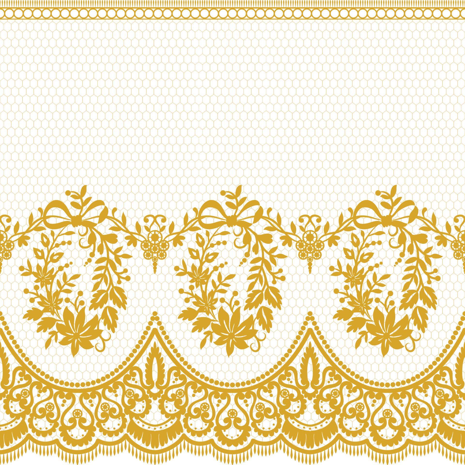 Old lace seamless pattern, ornamental flowers. Vector texture. 9741467 ...