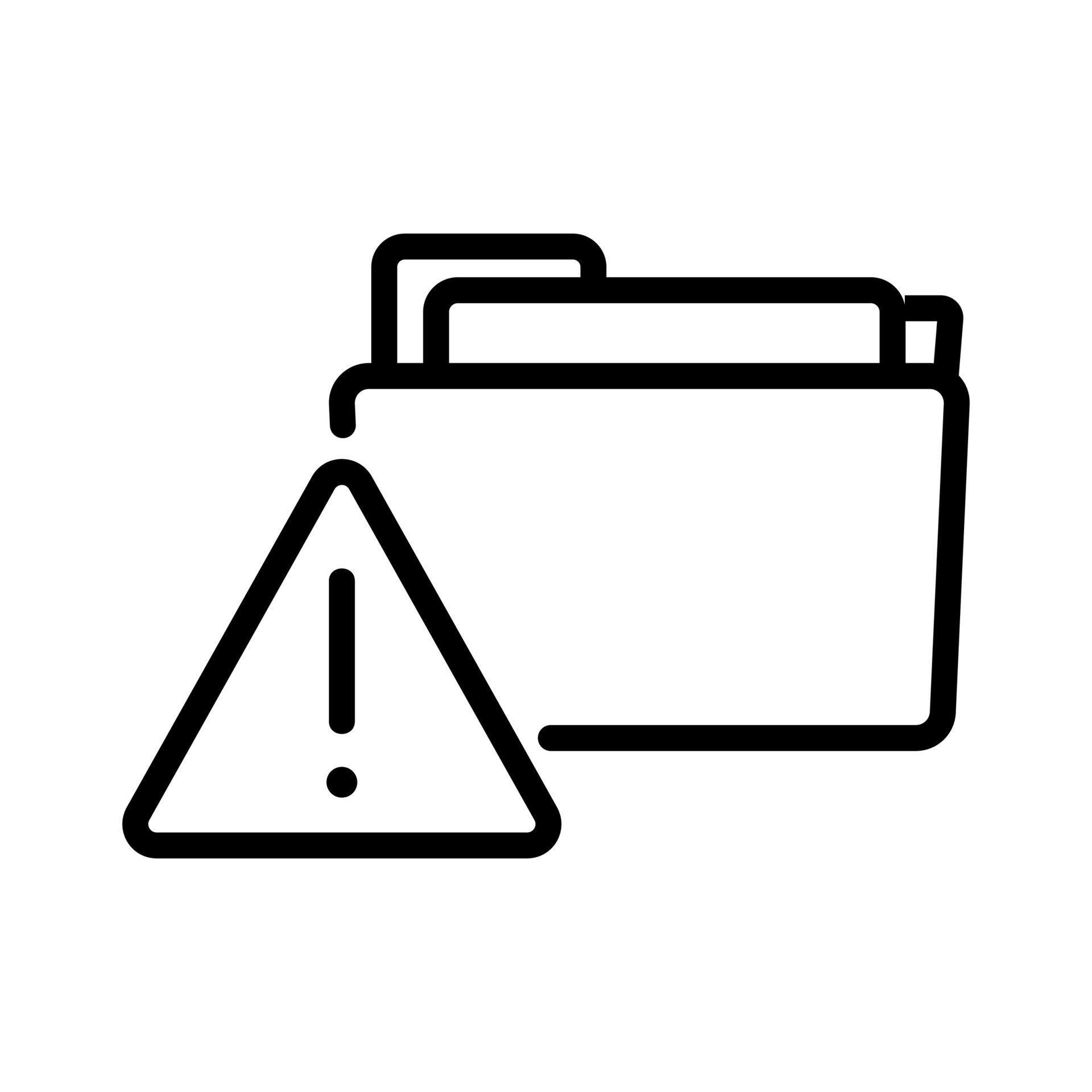 Hacking Information Folders Icon Vector Outline Illustration 9741578 Vector Art At Vecteezy