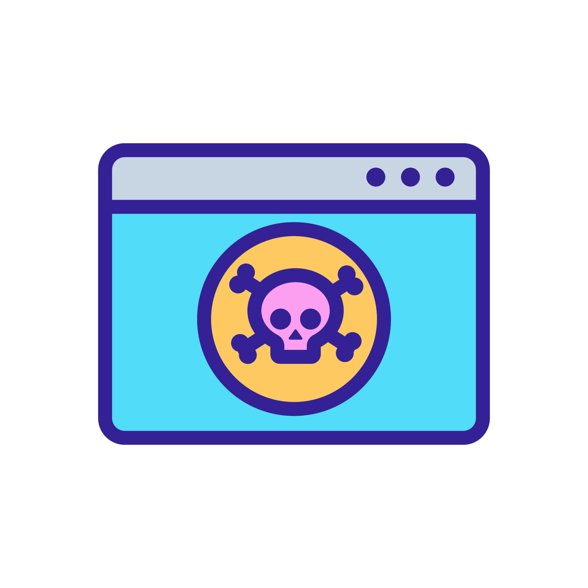 hacking information folder hackers icon vector outline illustration ...
