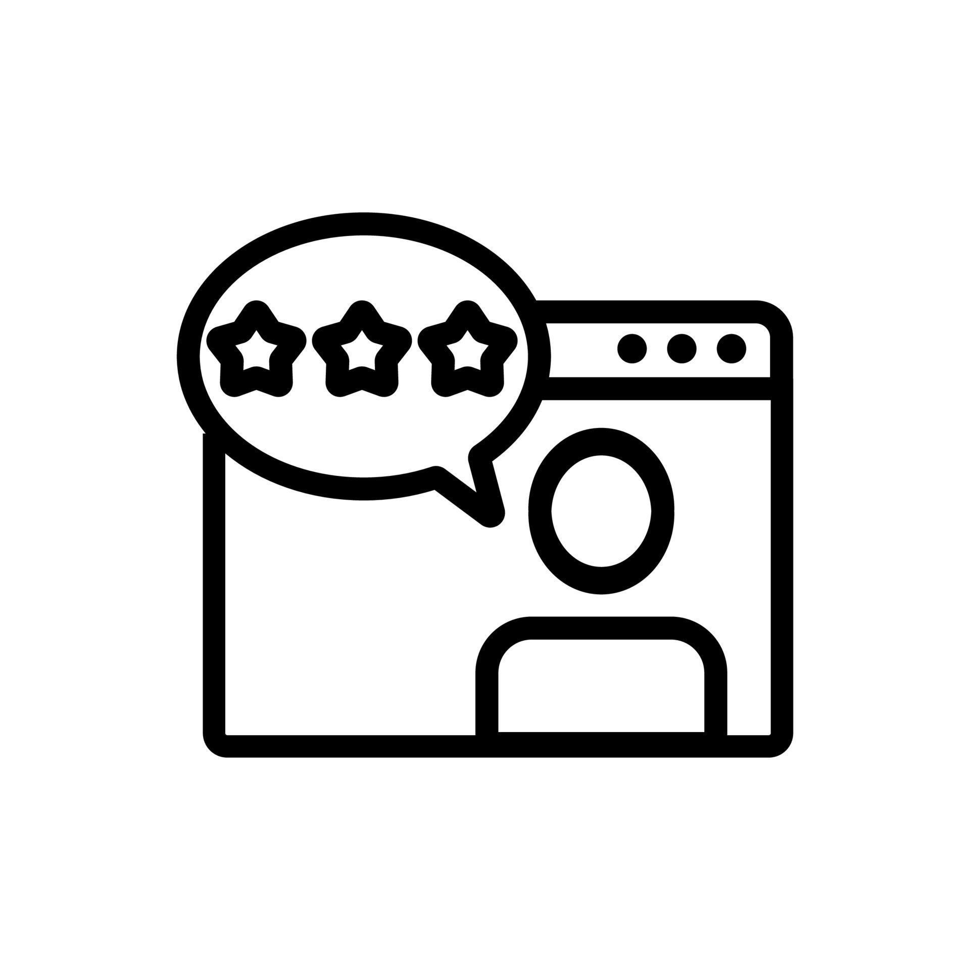 man, stars, rating icon vector. Isolated contour symbol illustration 9741984 Vector Art at Vecteezy