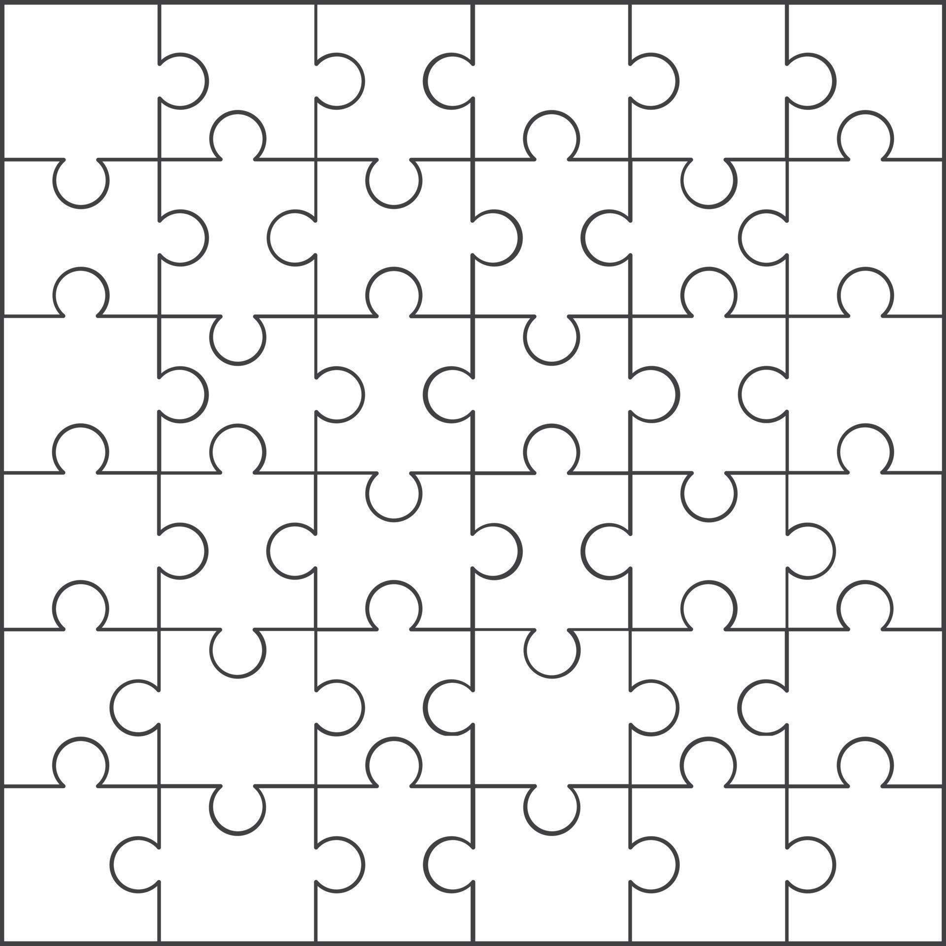 juego de rompecabezas de 36 esquemas lineales diseño vectorial ilustración plana editable gratis ...