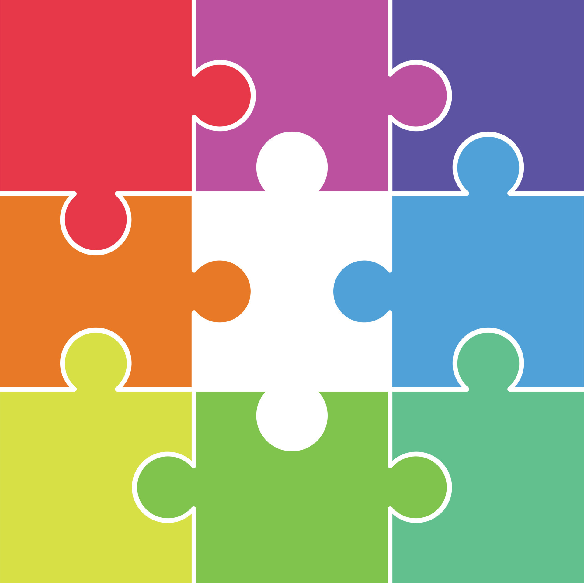 Wskoczy Poj cie Kom rka Zasilaj ca Puzzle 9 Pieces Obecny Etniczny Pot ny