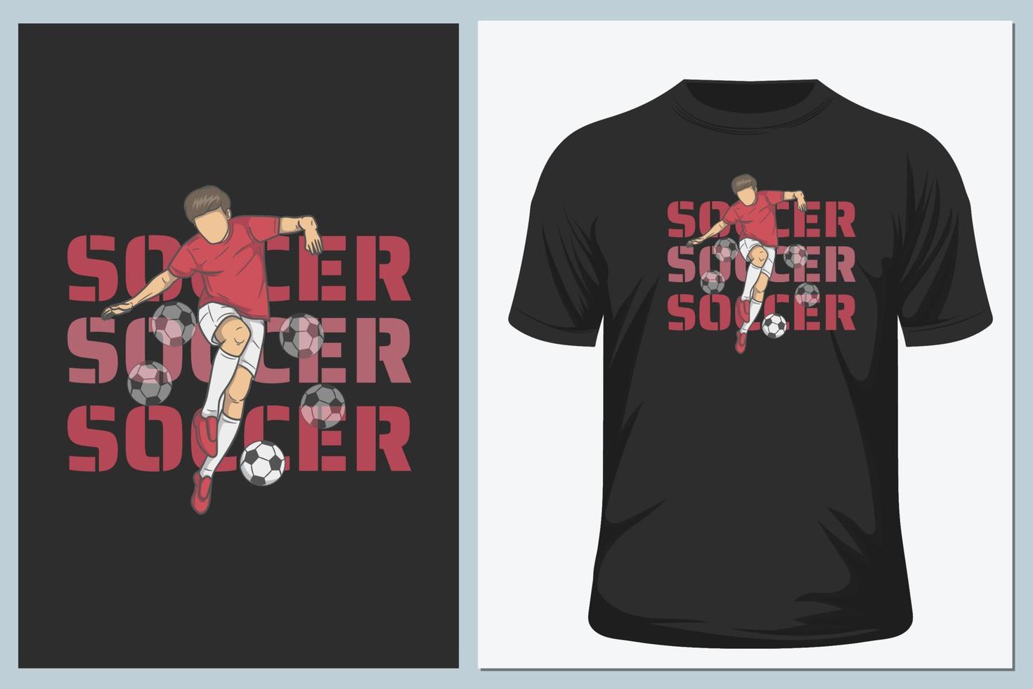 Soccer Player T Shirt 9743098 Vector Art At Vecteezy