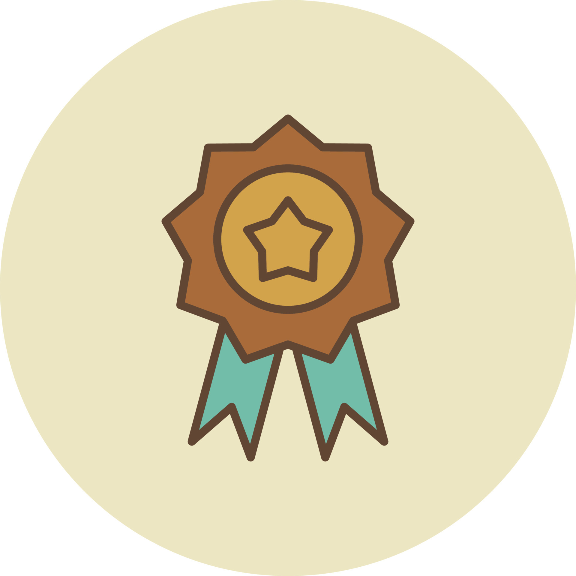 Badge Filled Retro 9746052 Vector Art at Vecteezy