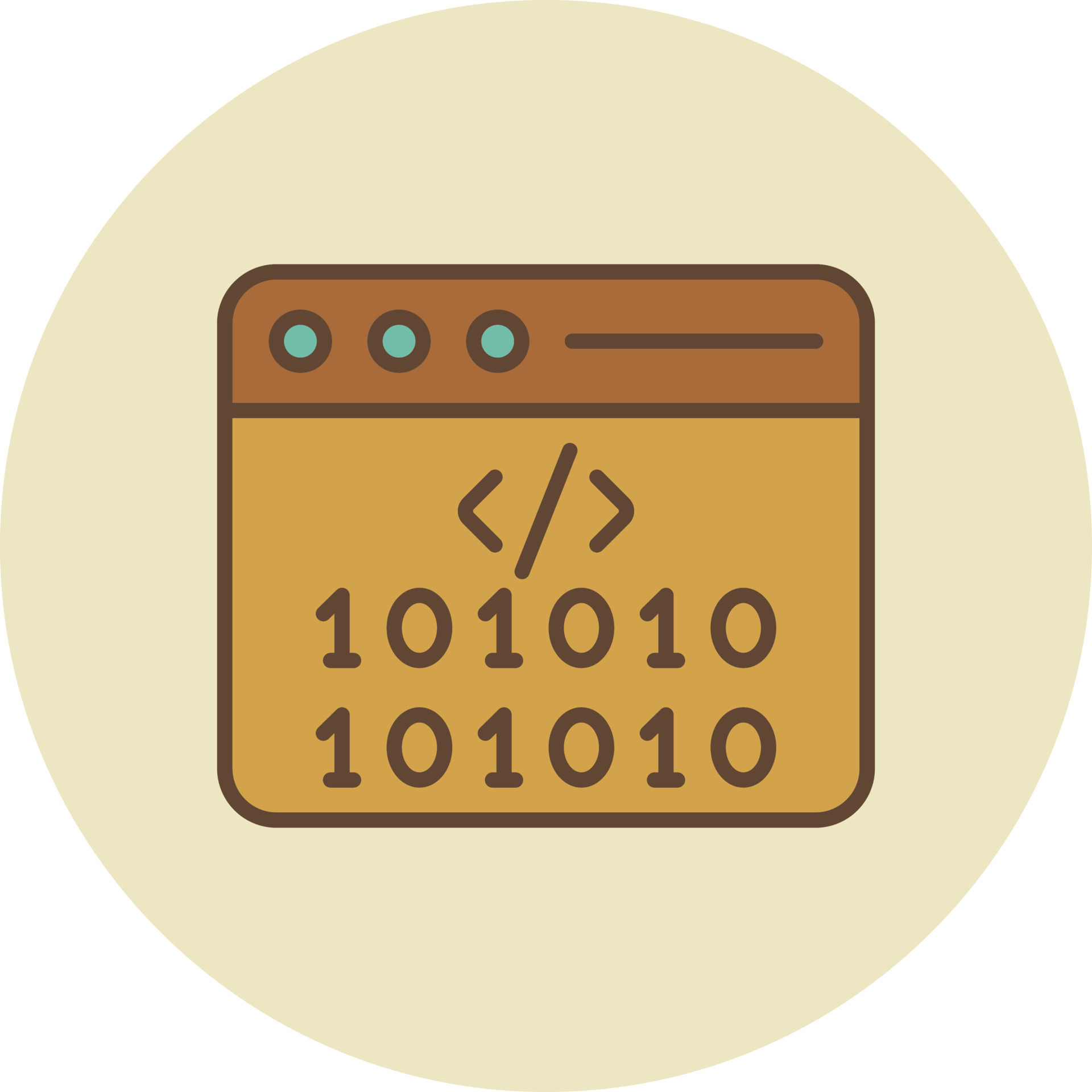 Coding Filled Retro 9746232 Vector Art at Vecteezy