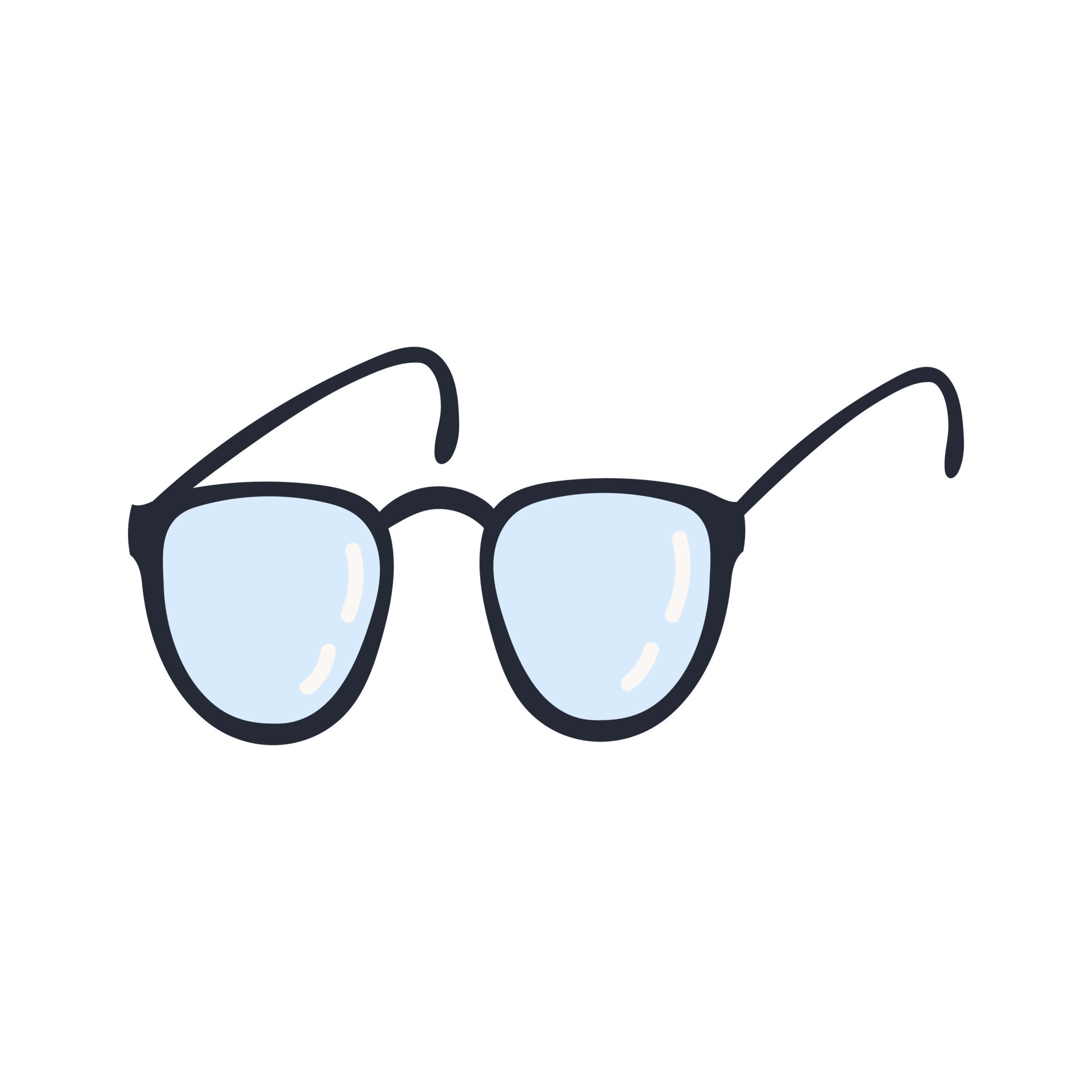 Glasses Drawn In Doodle Style Cozy Autumn Flat Vector Illustration 9749781 Vector Art At Vecteezy