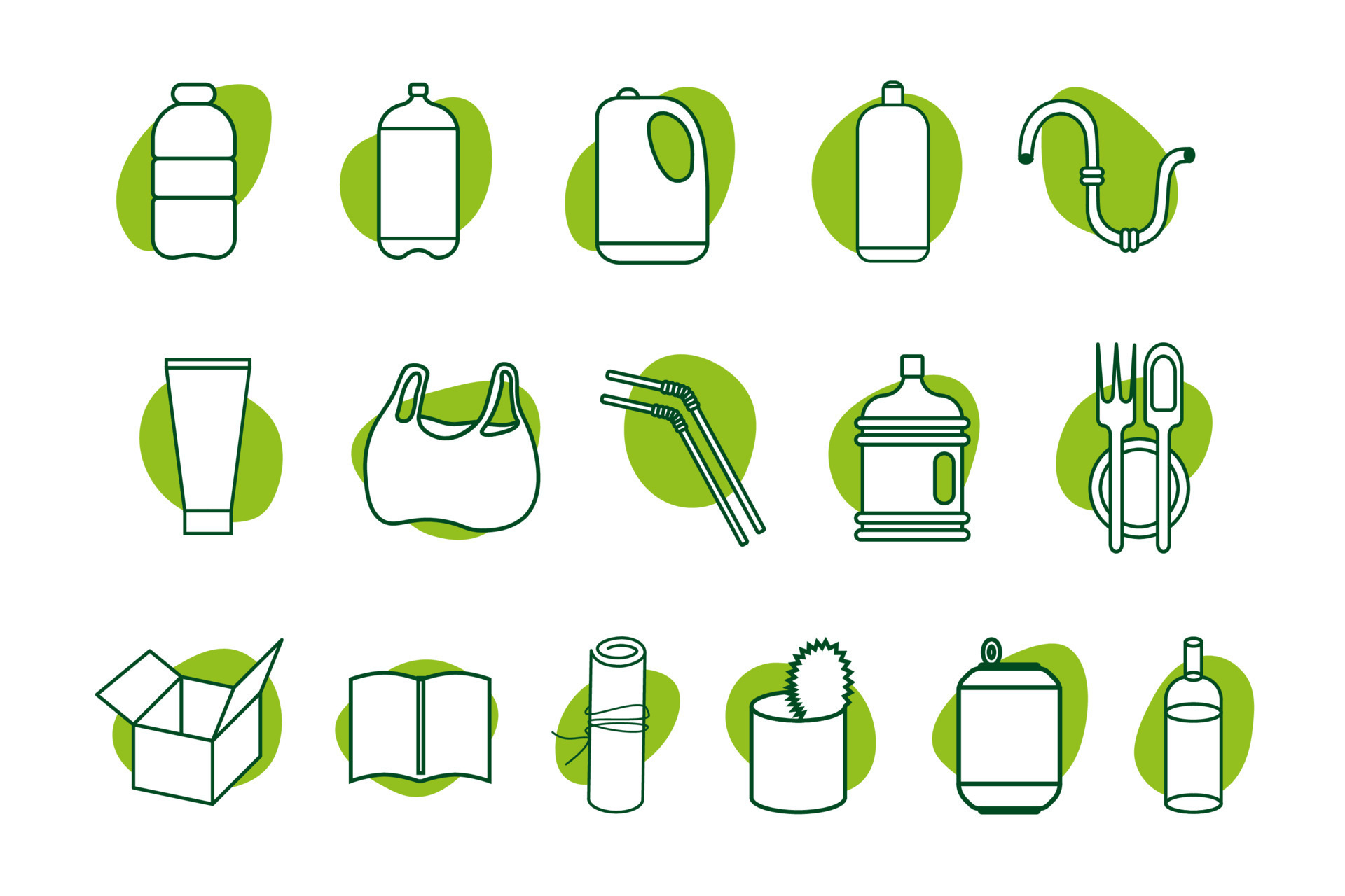 Five r concept. Reuse, recycle, reduce, refuse, rot concept ... Five r concept. Reuse, recycle, reduce, refuse, rot concept ...