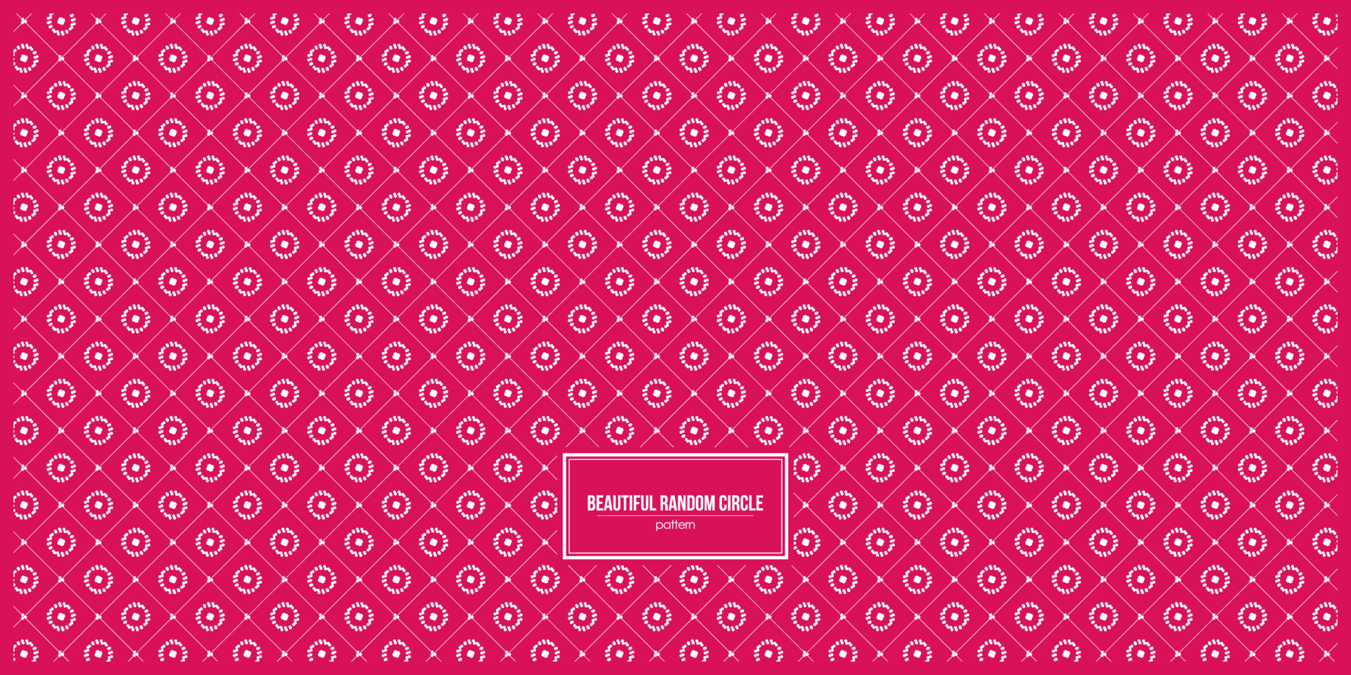 beautiful random circle pattern with red background 9751932 Vector Art ...