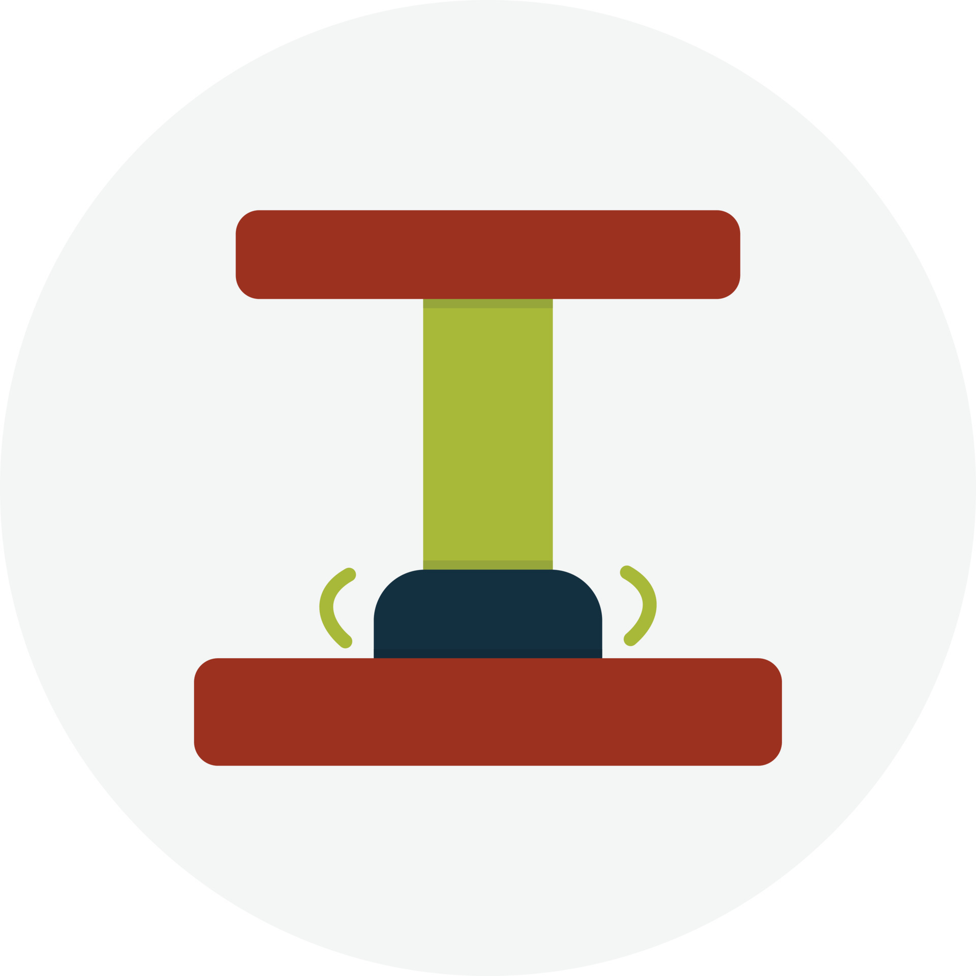 Press Flat Circle 9752607 Vector Art at Vecteezy