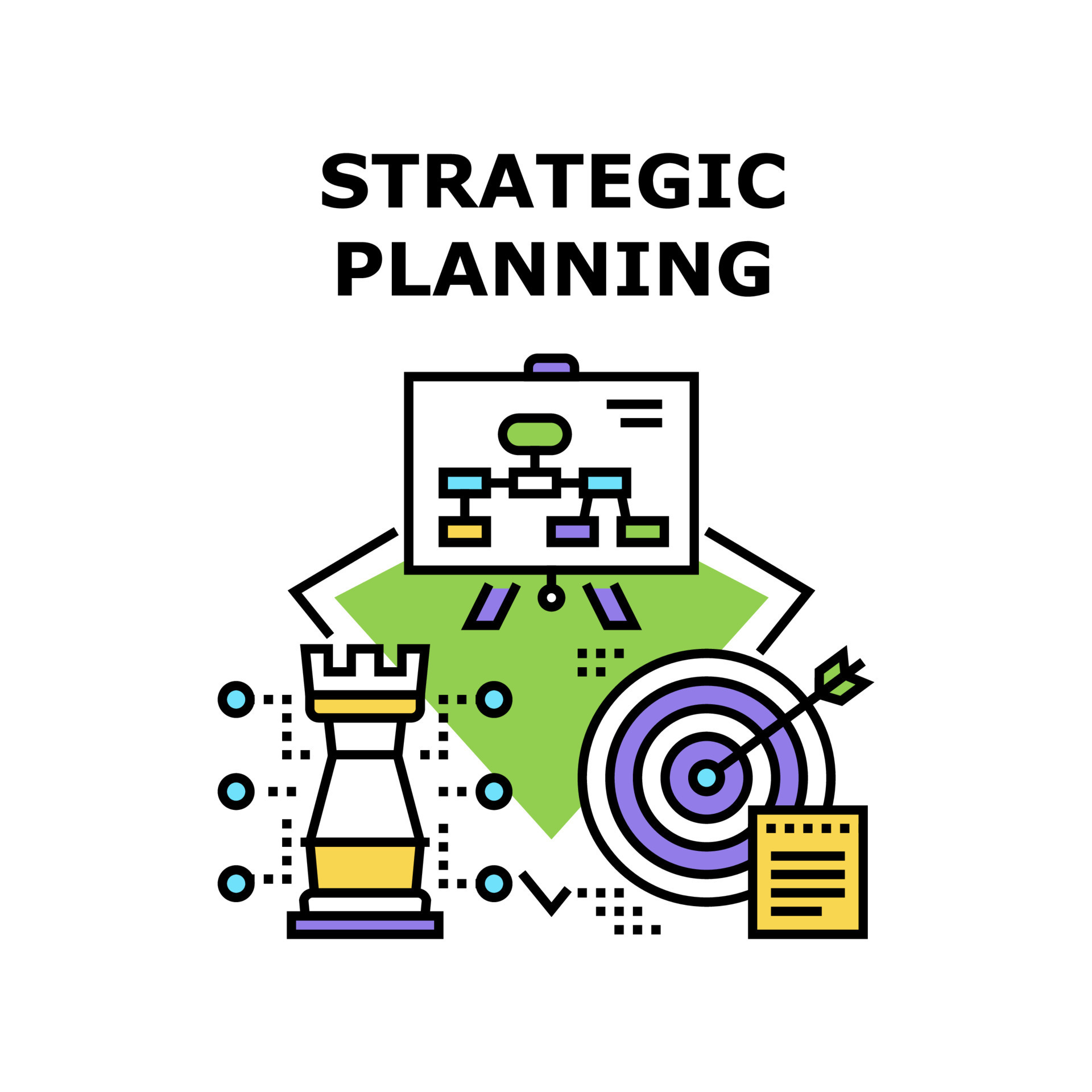 Strategic Planning Vector Concept Illustration 9755707 Vector Art at ...