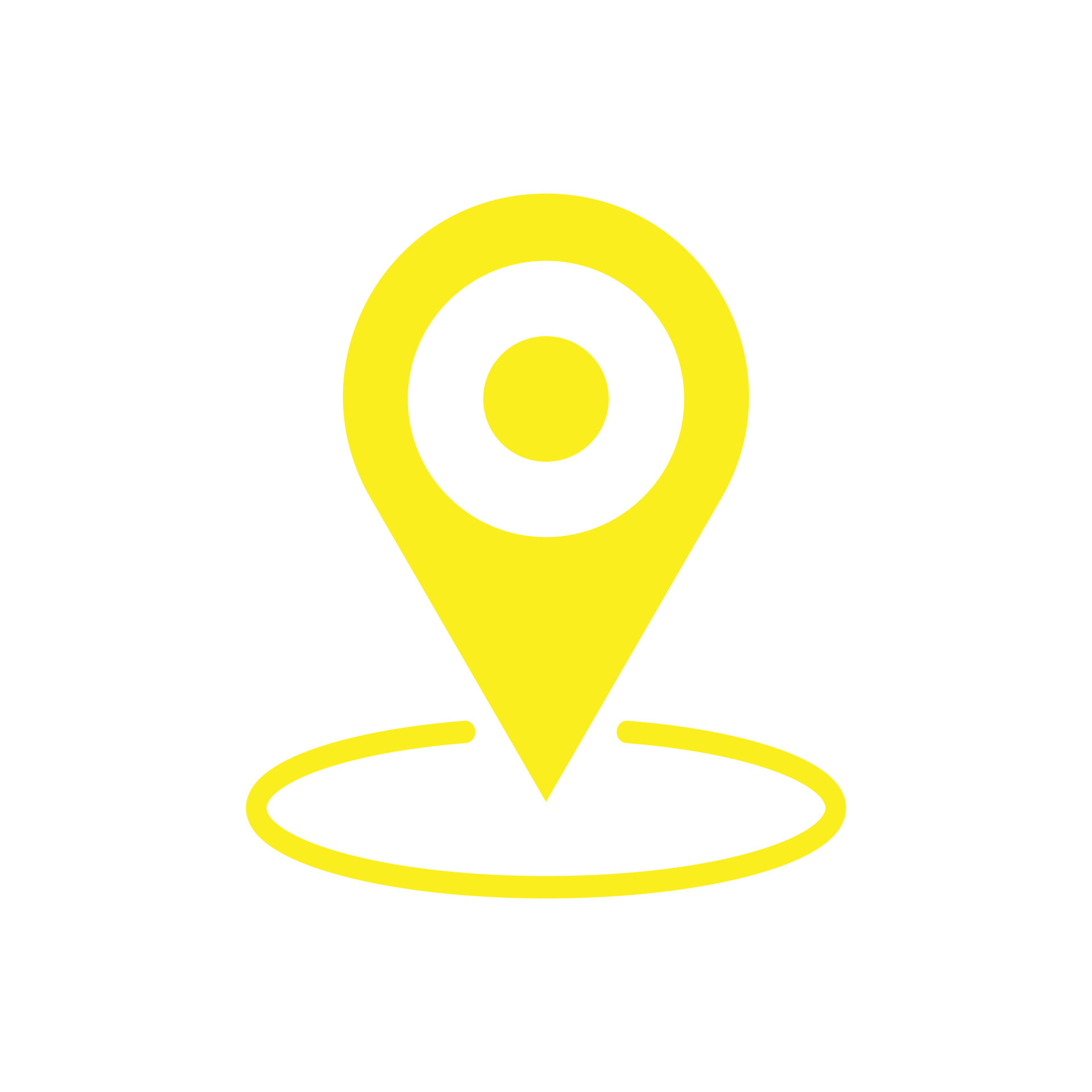 eps10 icono de mapa de ubicación de vector amarillo aislado sobre fondo ...