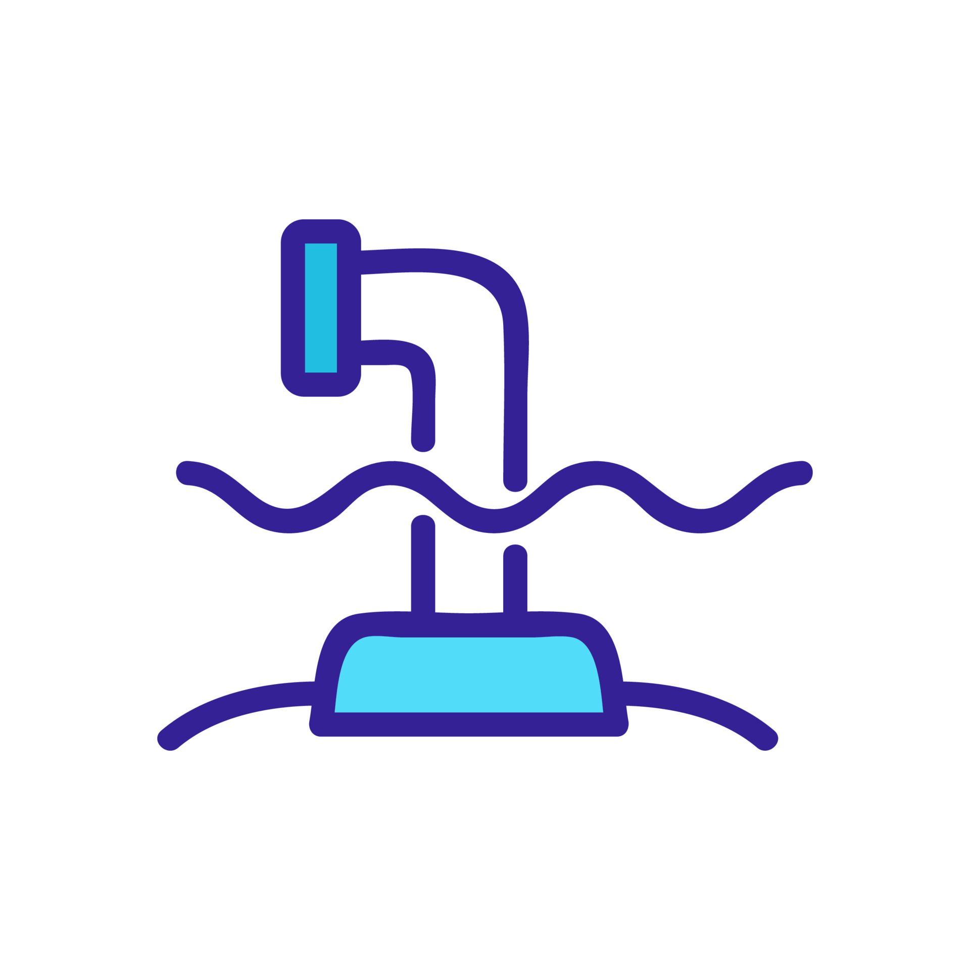 Periscope submarine icon vector. Isolated contour symbol illustration ... Periscope submarine icon vector. Isolated contour symbol illustration ...