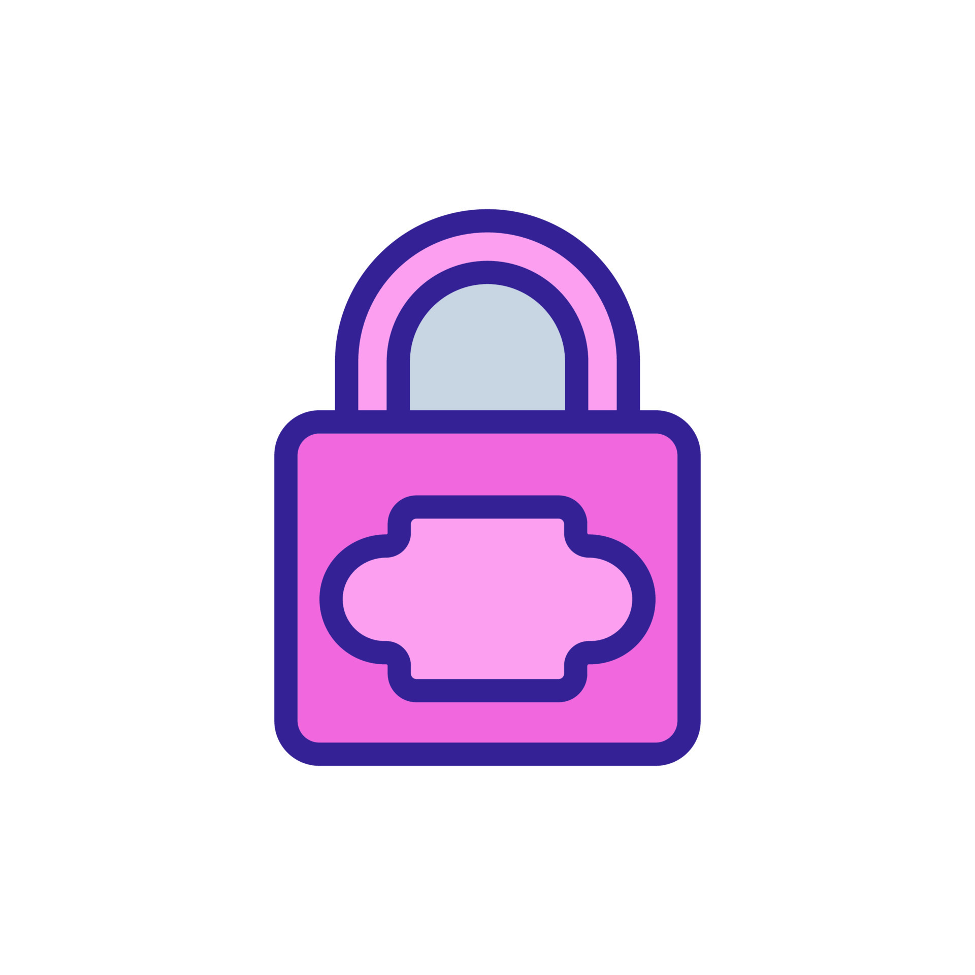 Password Lock Icon Vector Outline Illustration 9764032 Vector Art At Vecteezy