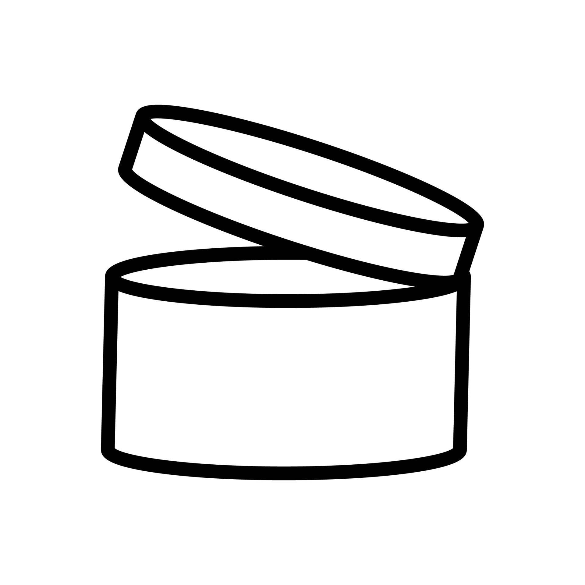 Round box icon vector. Isolated contour symbol illustration 9764060 ...