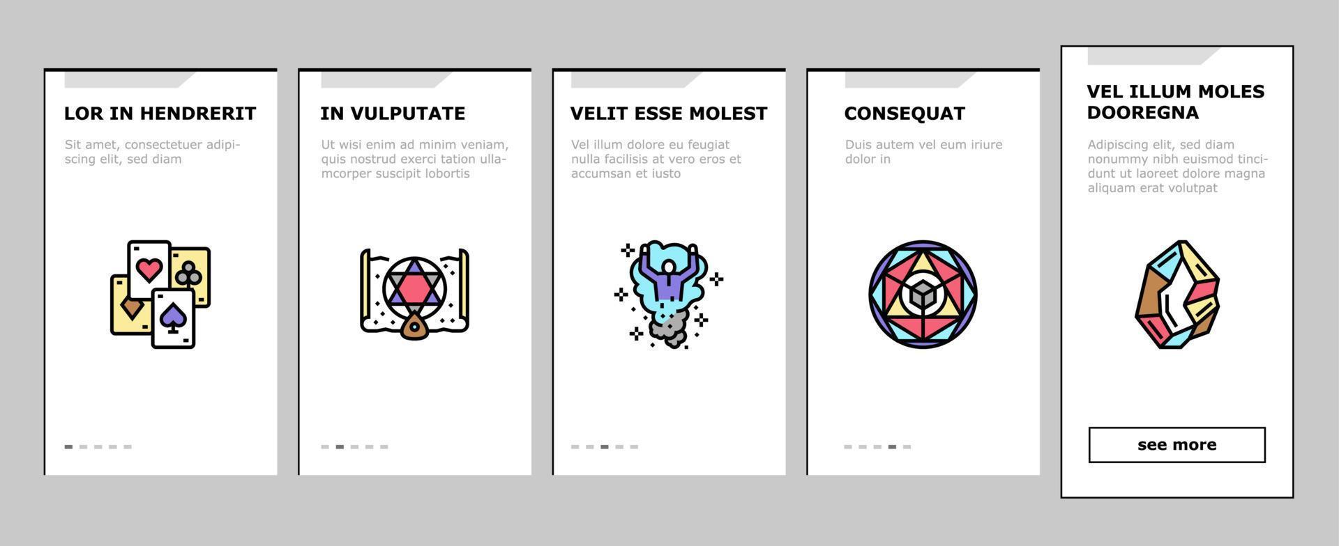 Magic Performing And Accessories Onboarding Icons Set Vector 9770042 ... Magic Performing And Accessories Onboarding Icons Set Vector 9770042 ...