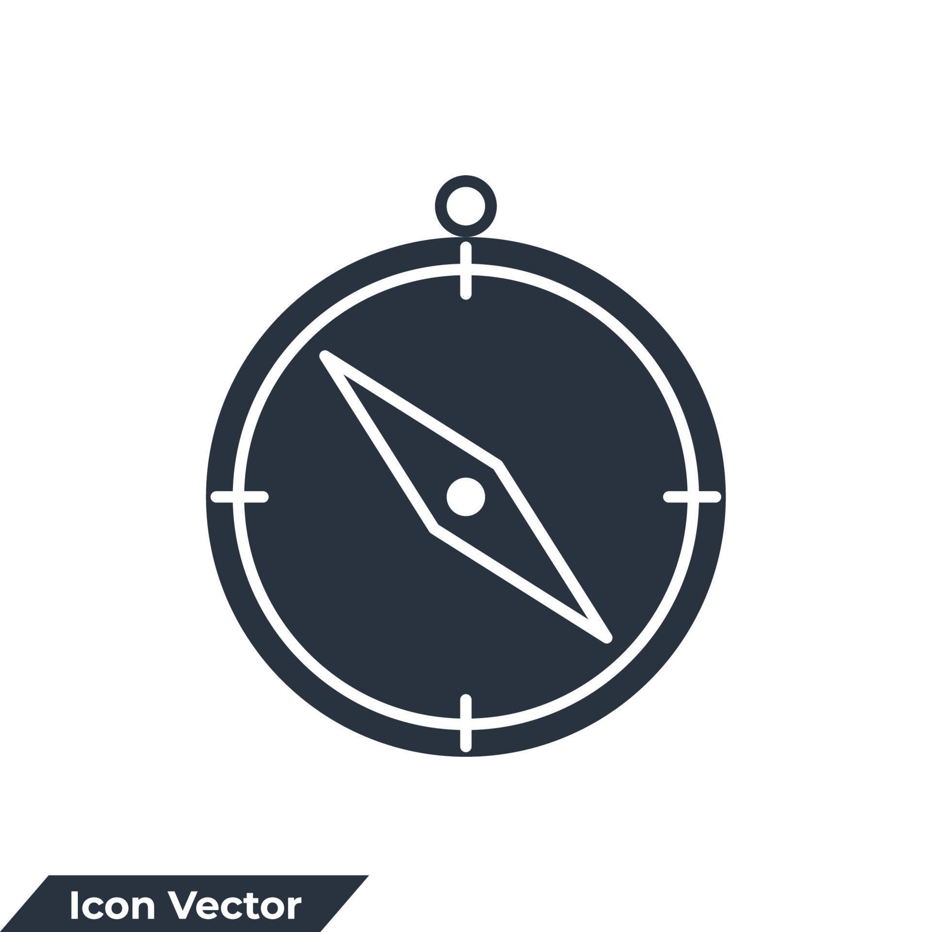 Compass Icon Logo Vector Illustration Navigation Location Symbol Template For Graphic And Web