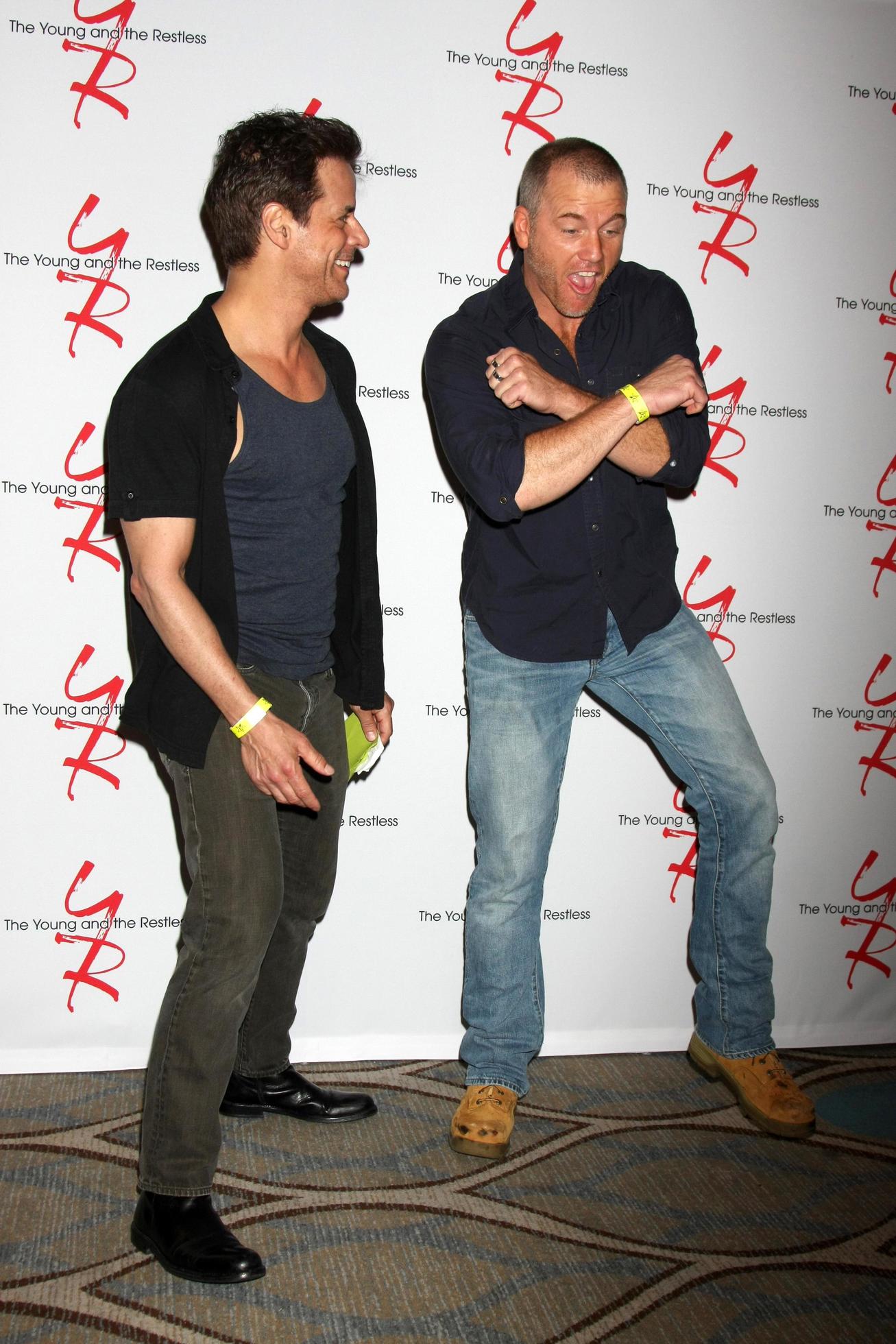 Los Angeles Aug 15 Hristian Leblanc Sean Carrigan At The The Young