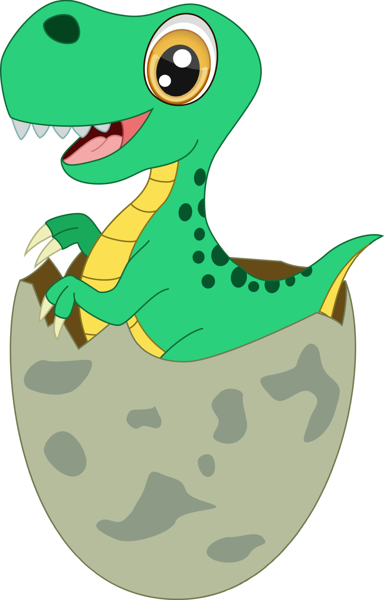 Cute baby dinosaur hatching from egg 9780849 Vector Art at Vecteezy Cute baby dinosaur hatching from egg 9780849 Vector Art at Vecteezy