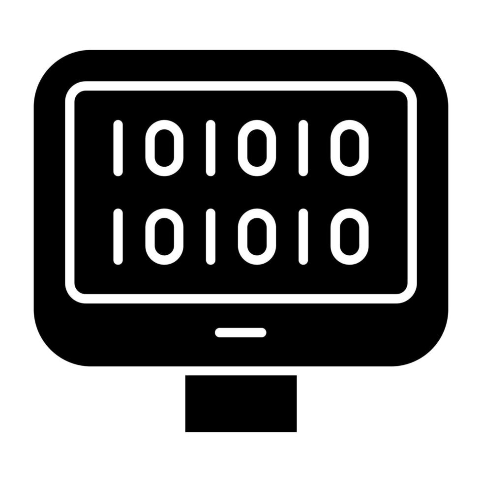 Binary Code Icon Editable Vector 9781092 Vector Art At Vecteezy