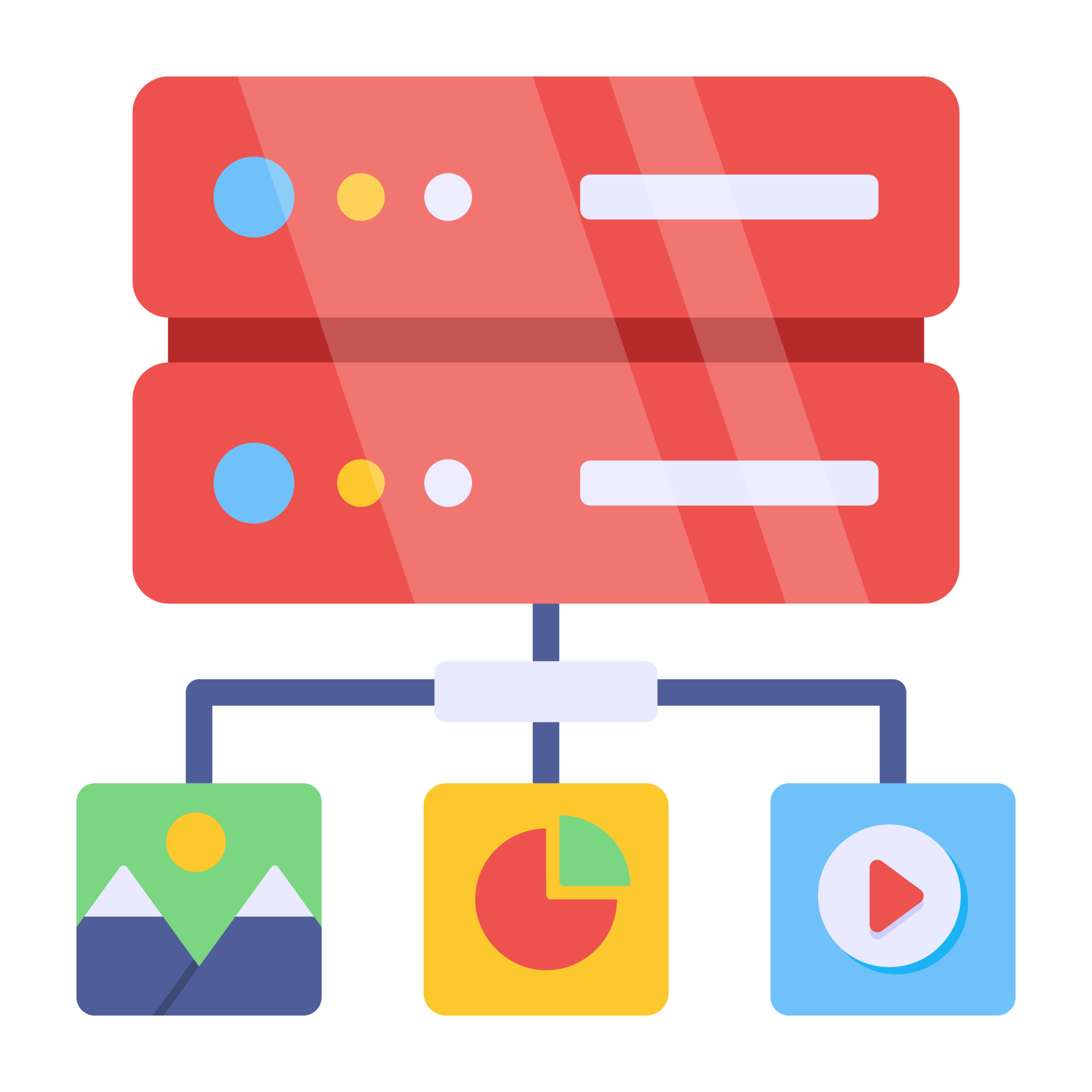 Vector design of server network 9782467 Vector Art at Vecteezy