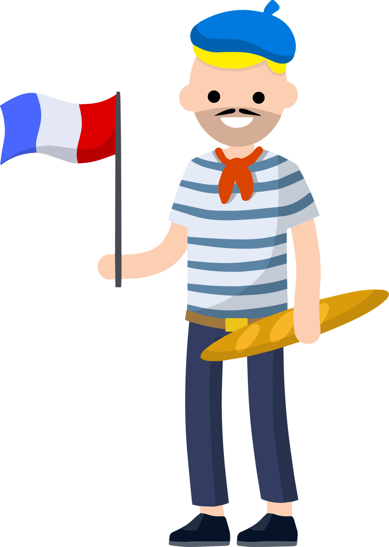 French man in blue striped clothes 9783977 Vector Art at Vecteezy French man in blue striped clothes 9783977 Vector Art at Vecteezy