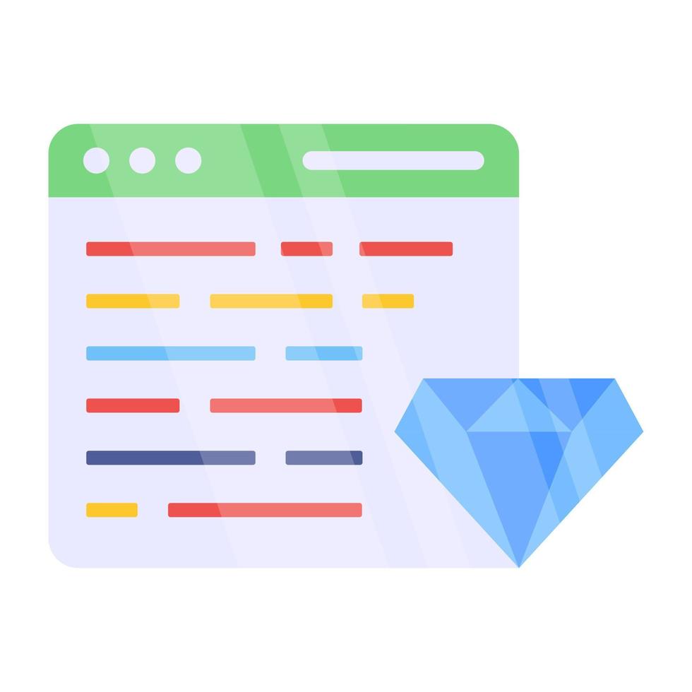 A unique design icon of premium coding 9787409 Vector Art at Vecteezy