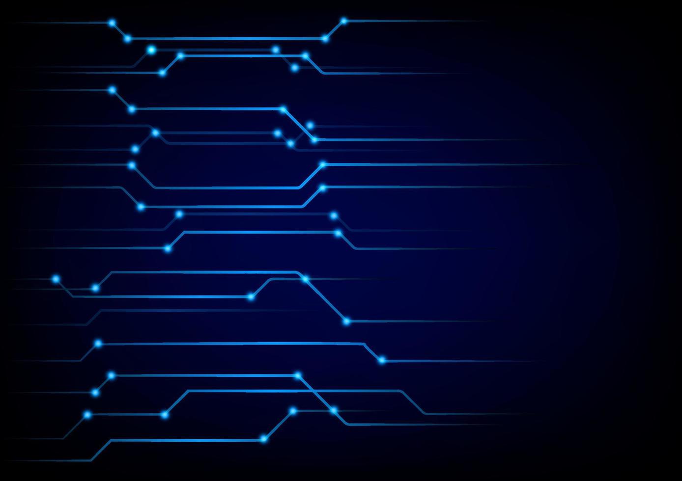 Graphics Cyberspace Style Line Glow Digital Blue Background Tone Vector Illustration 9794155