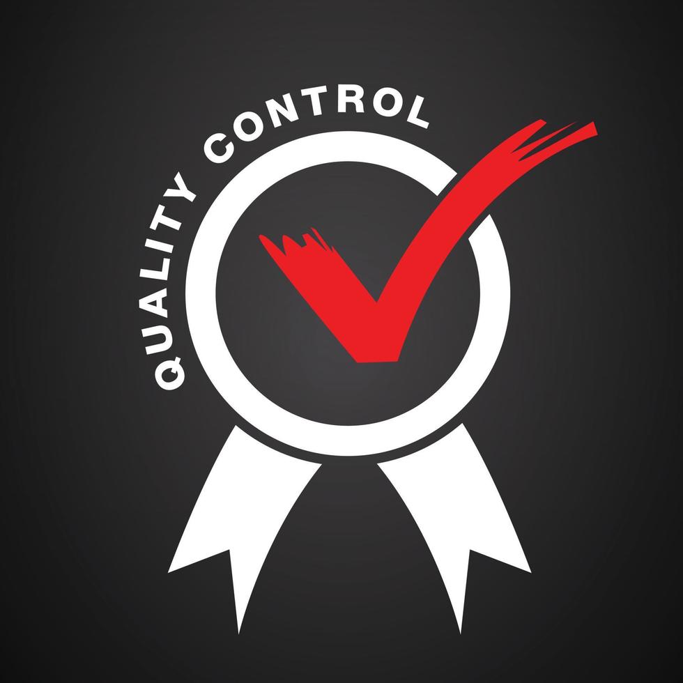 Quality Control Icon Vector Illustration 9794303 Vector Art At Vecteezy