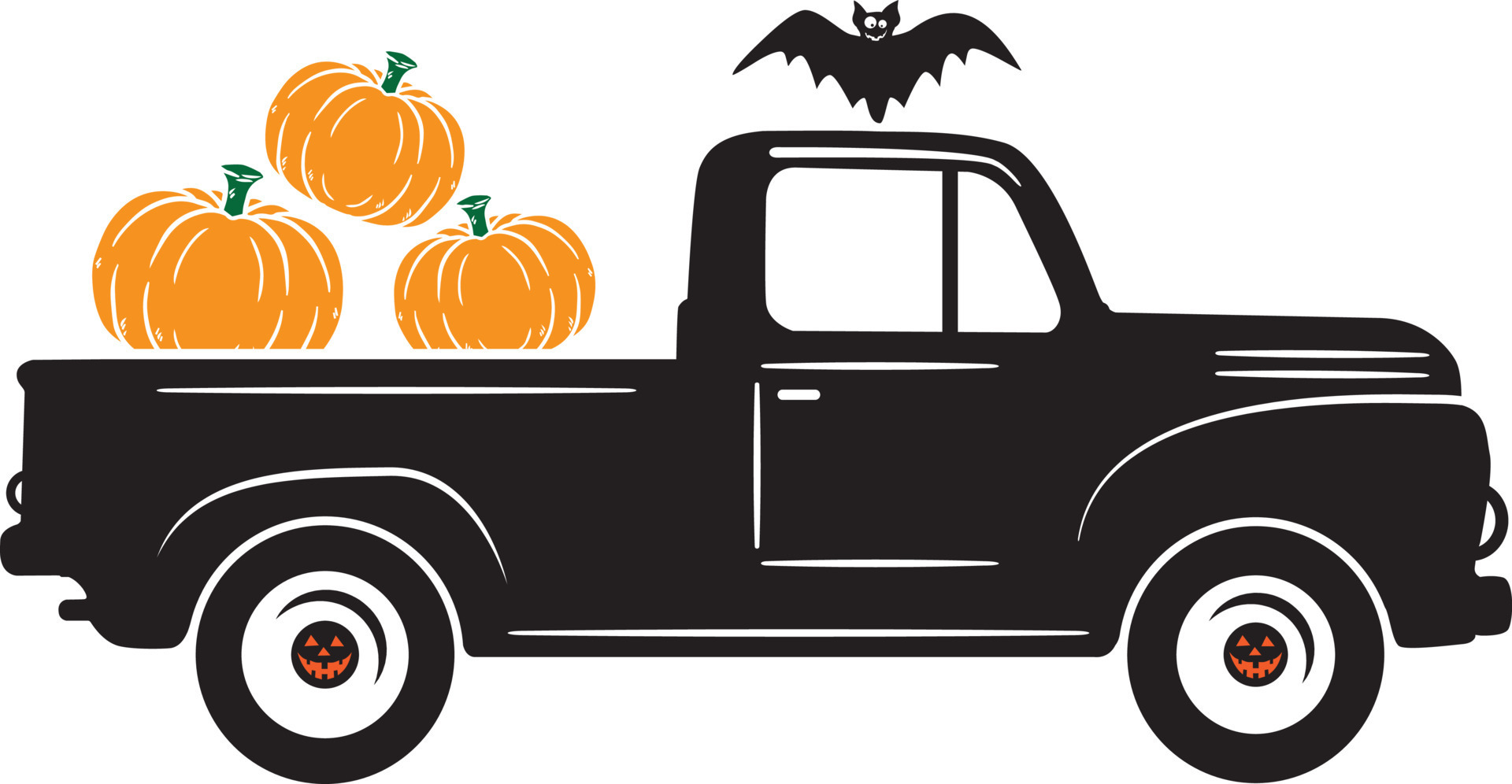 Pumpkin Truck 3 9794482 Vector Art at Vecteezy