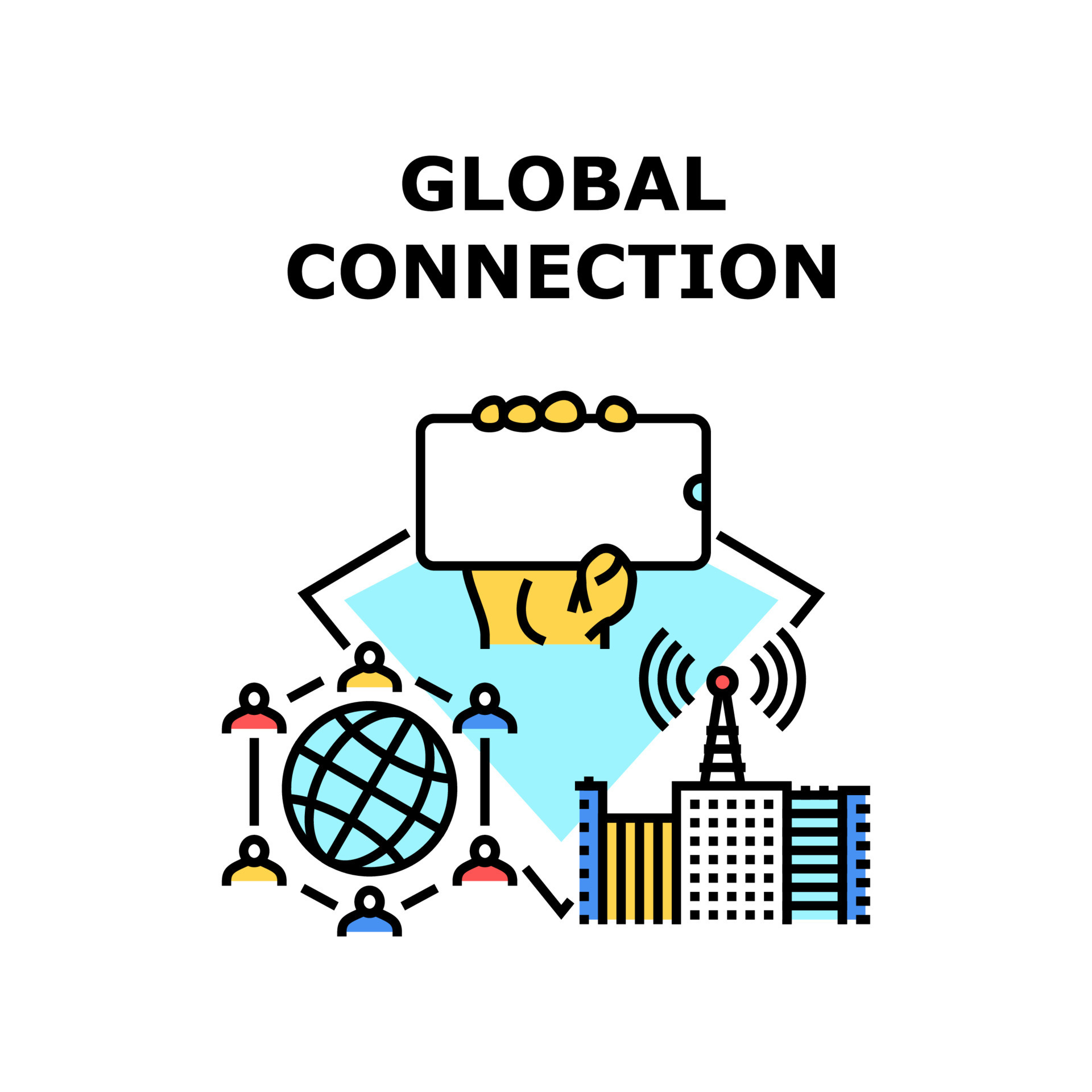 Global Connection Vector Concept Illustration 9795326 Vector Art at ... Global Connection Vector Concept Illustration 9795326 Vector Art at ...