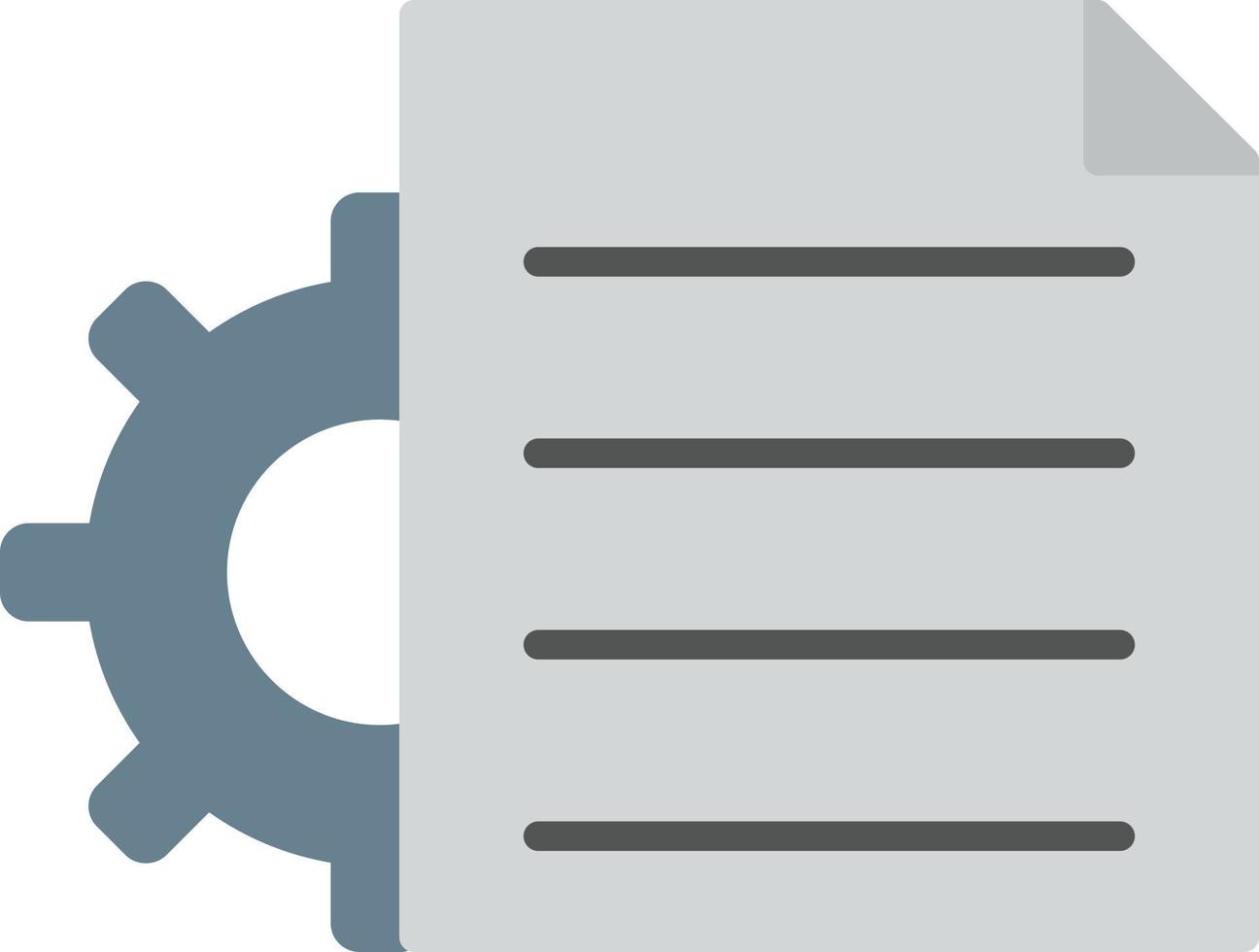 Document Setting Flat Icon 9795894 Vector Art at Vecteezy