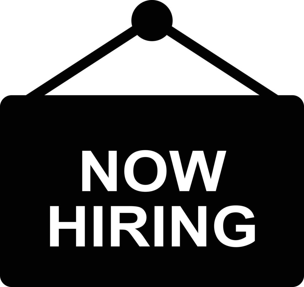 now hiring icon on white background. flat style. now hiring sign ... now hiring icon on white background. flat style. now hiring sign ...