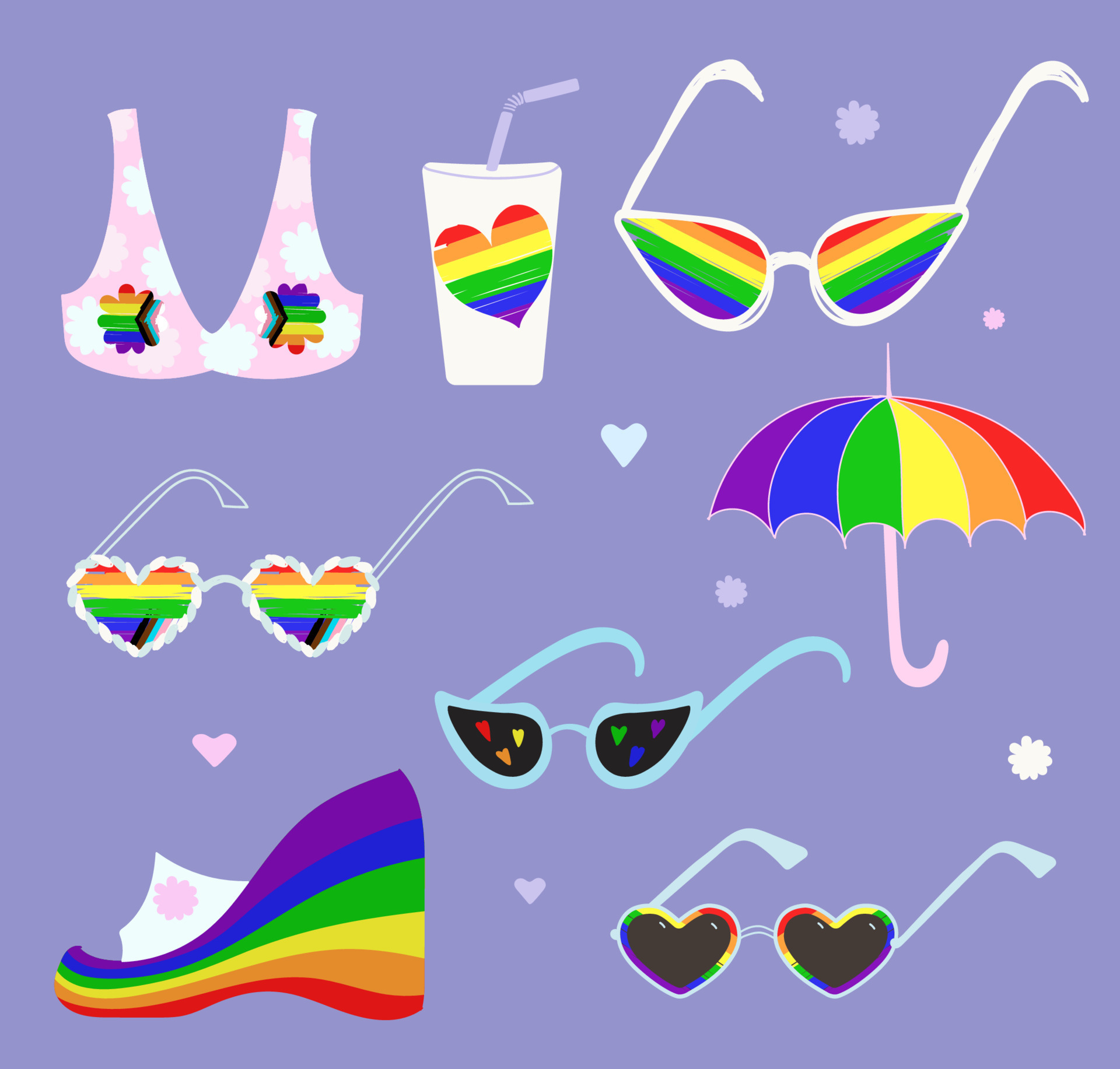 A set of vector icons for LGBTQ. 9799193 Vector Art at Vecteezy