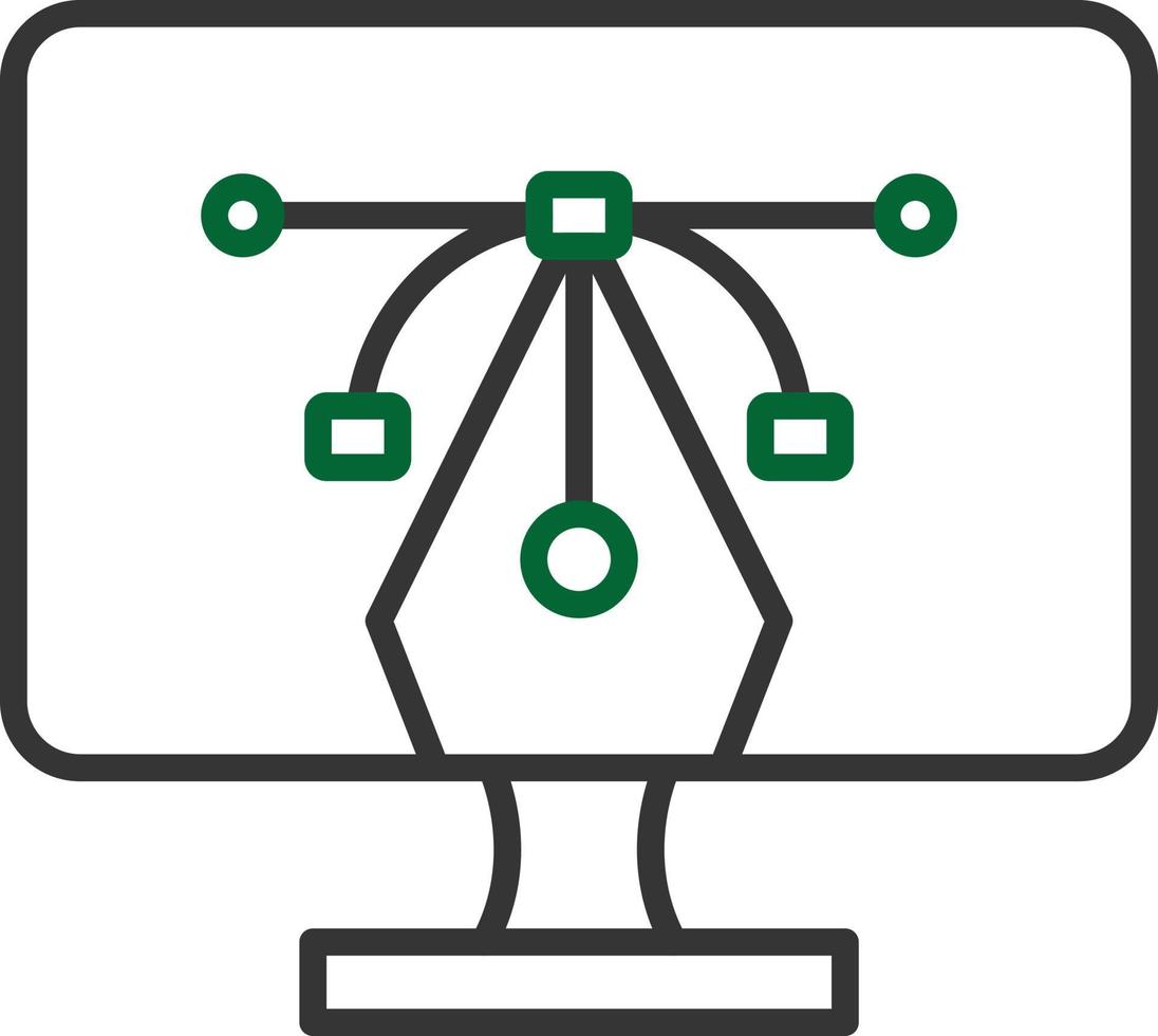 Graphic Design Line Two Color 9807228 Vector Art at Vecteezy