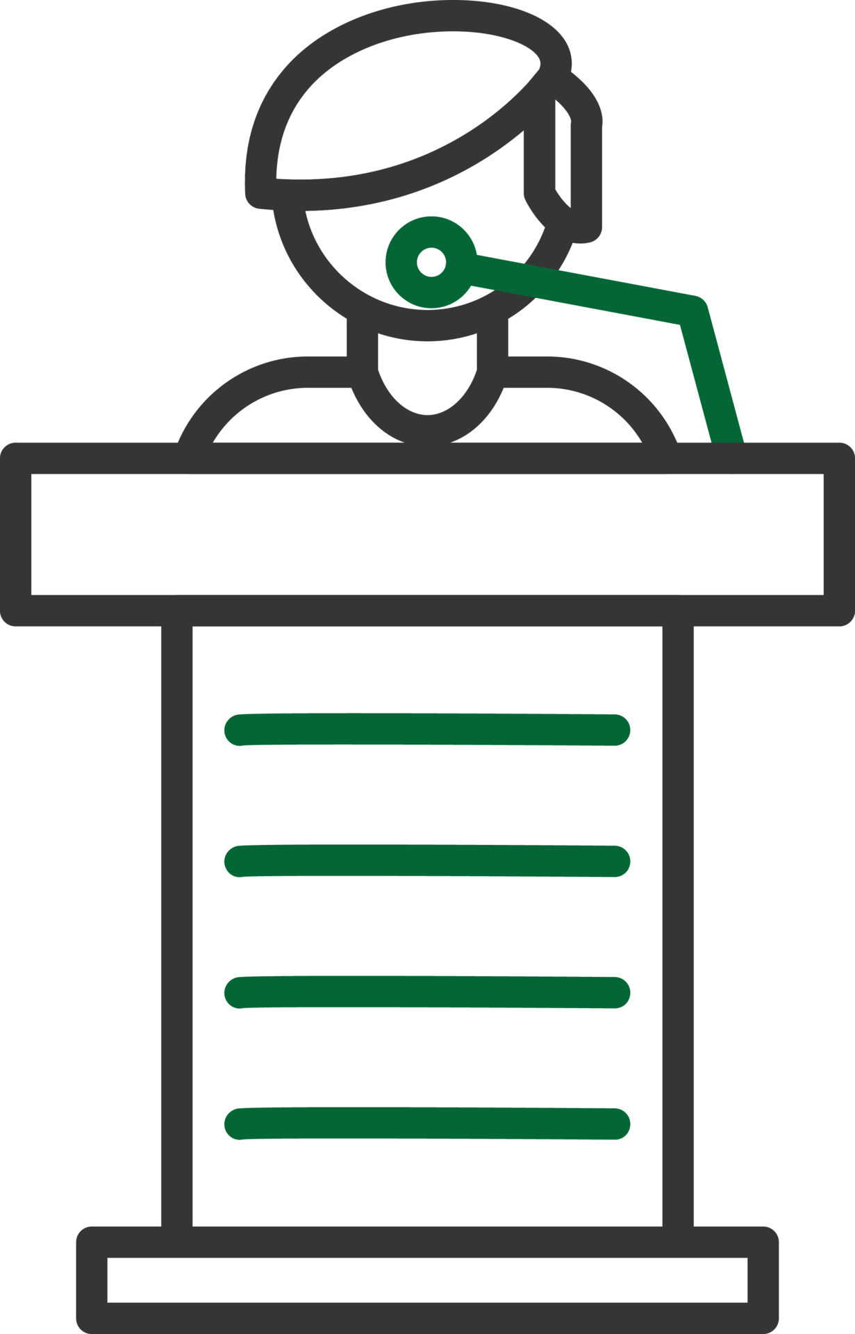 Podium Line Two Color 9807274 Vector Art at Vecteezy Podium Line Two Color 9807274 Vector Art at Vecteezy